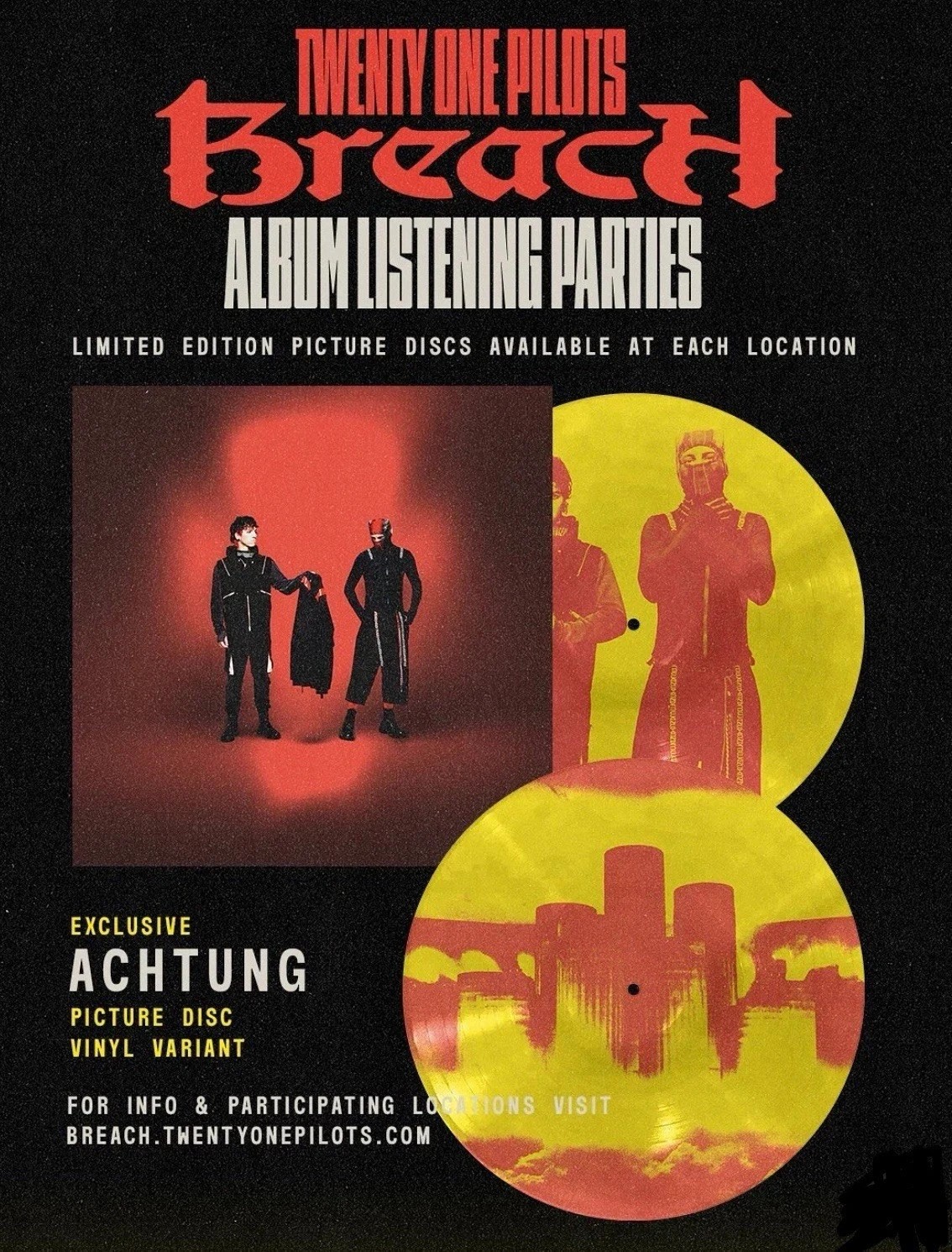 popsike.com - Twenty One Pilots Breach (Vinyl LP, 2025 ) Limited ...