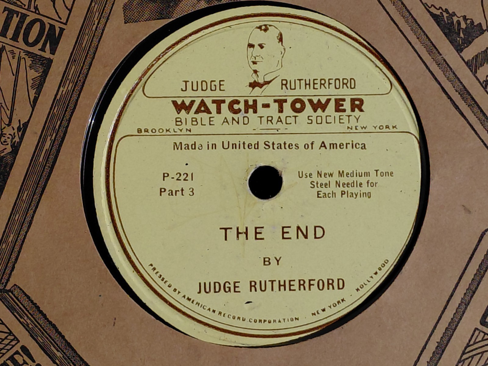 popsike.com - 2 Watchtower Records JUDGE RUTHERFORD FACE THE FACTS ...