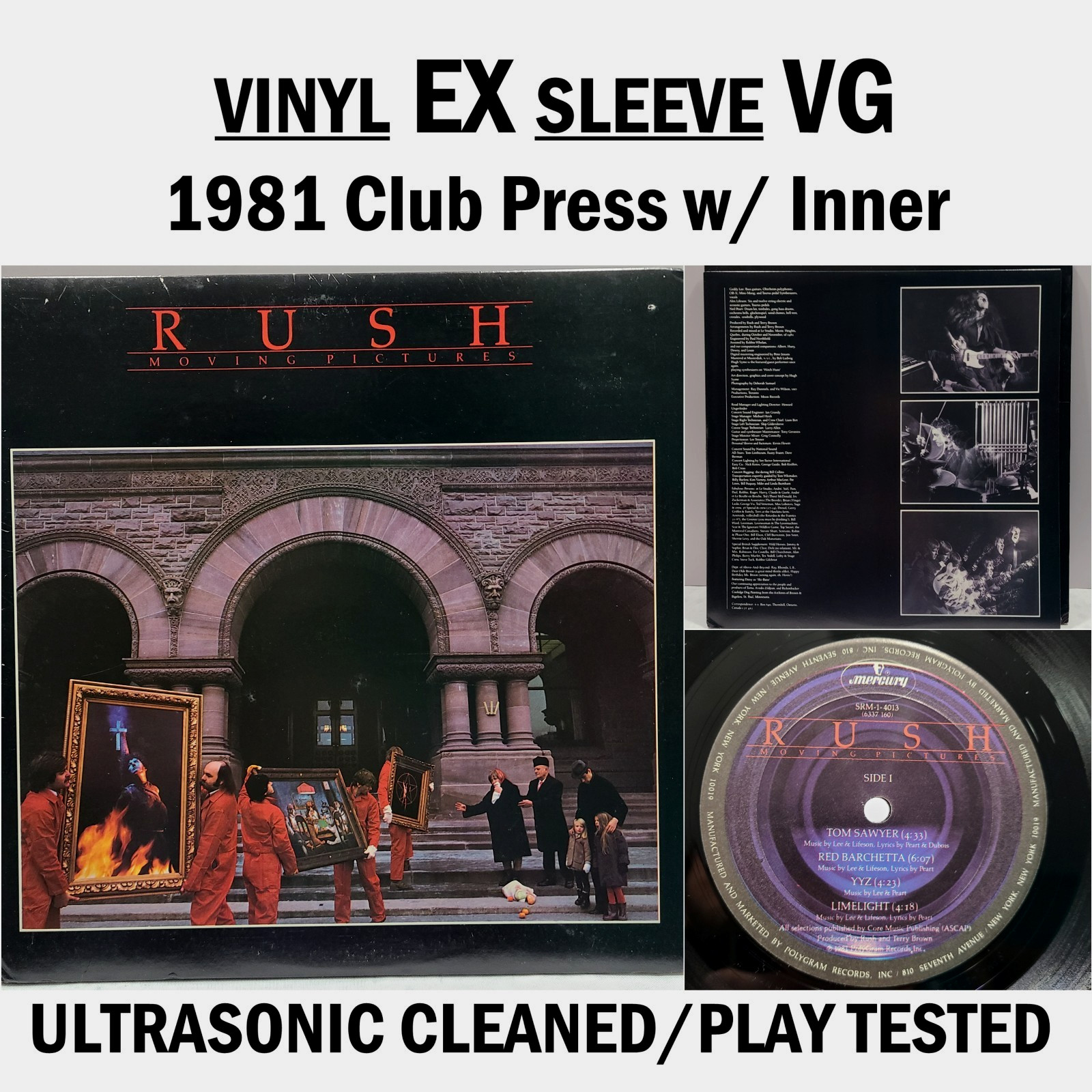 popsike.com - Rush Moving Pictures LP Mercury 1981 EX Vinyl Columba ...