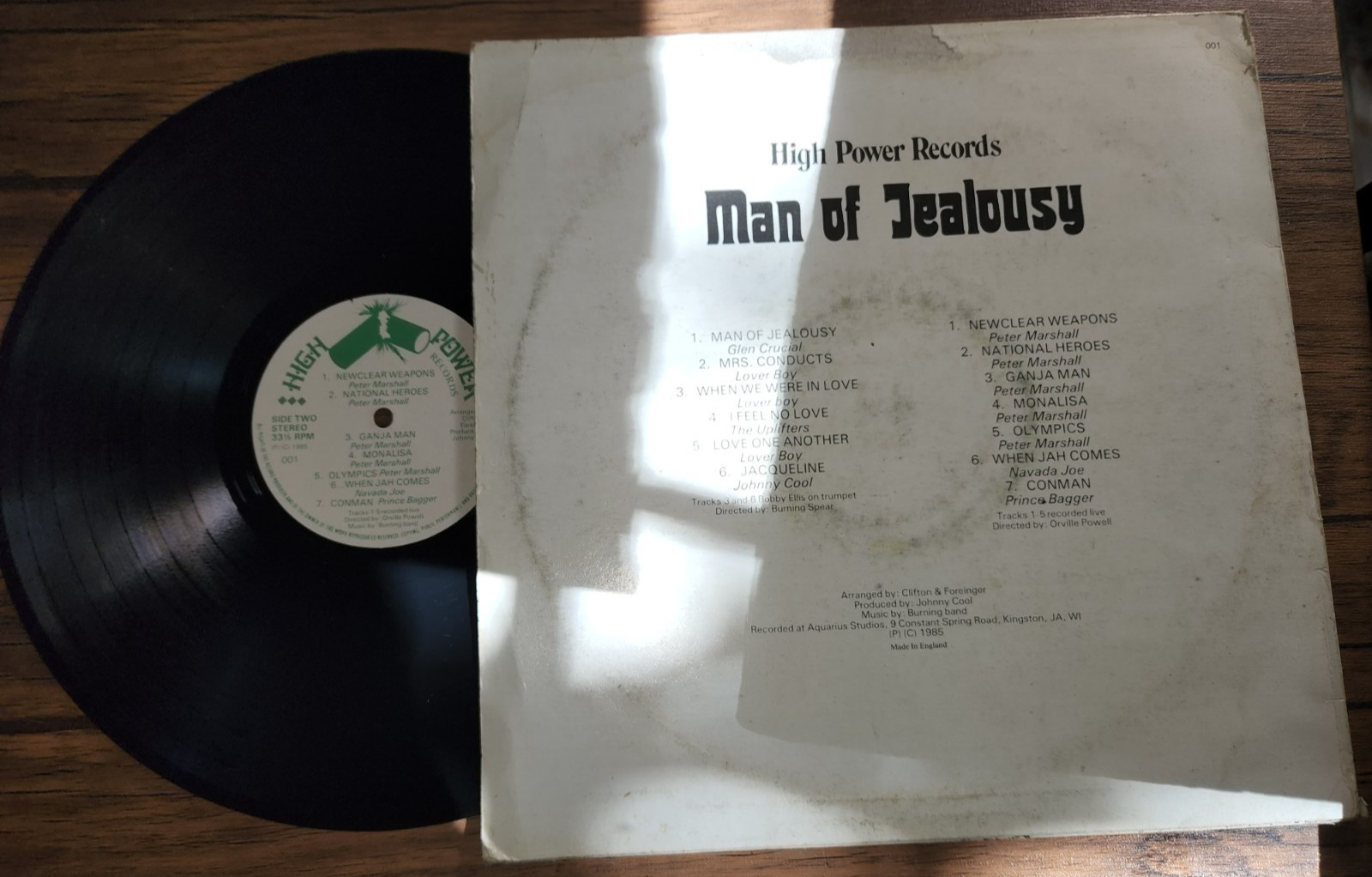 popsike.com - , VARIOUS - MAN OF JEALOUSY [ HIGH POWER RECORDS ] LP ...