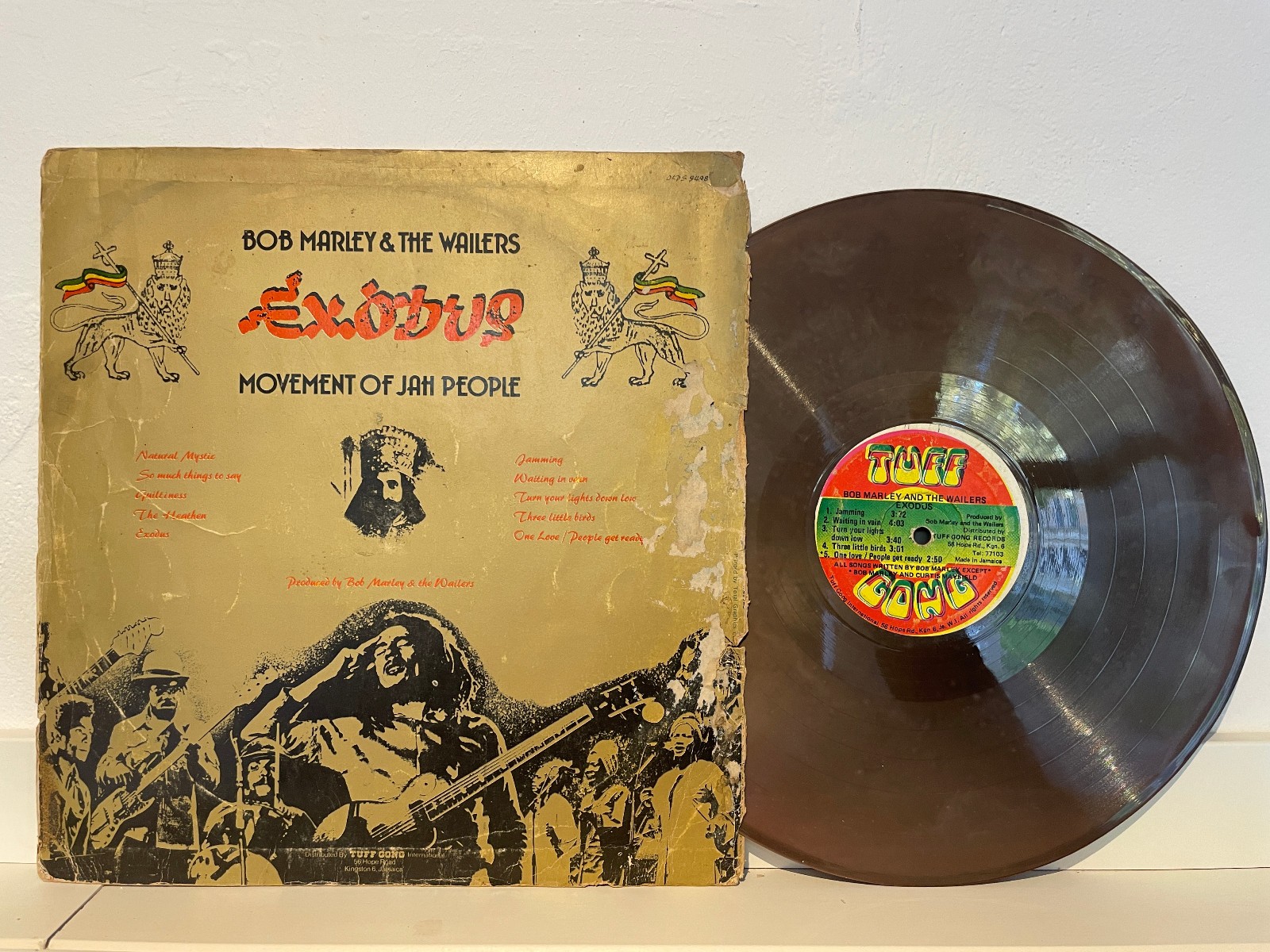 popsike.com - #85 ROOTS REGGAE LP TUFF GONG LABEL BOB MARLEY " EXODUS" COLOURED VINYL - auction ...