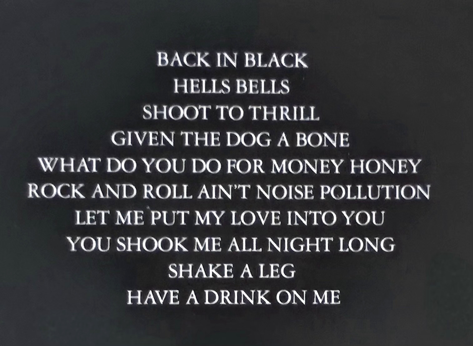 popsike.com - AC/DC Back In Black ORIGINAL 1980 FIRST PRESSING FACTORY ...