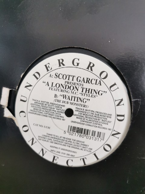 popsike.com - Scott Garcia - A London Thing (10") Rare UK Garage ...