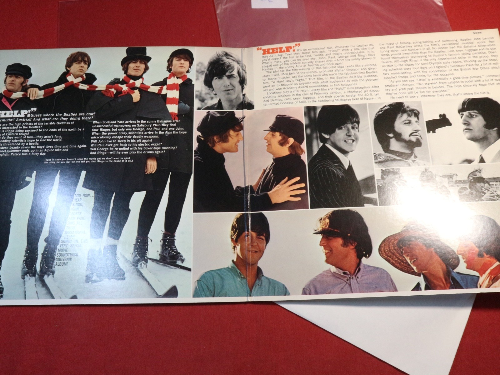 popsike.com - The Beatles HELP Soundtrack - LP Capitol SMAS 2386 USA ...