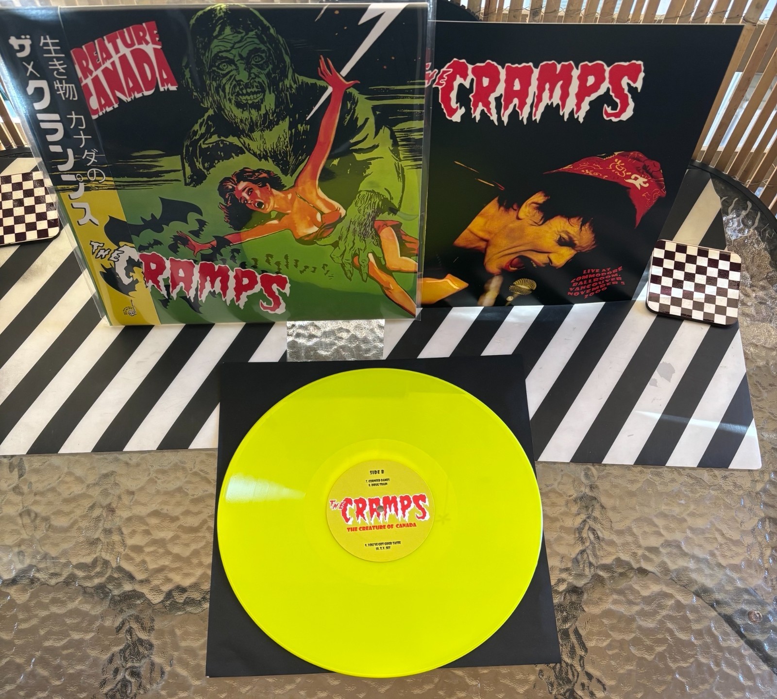 popsike.com - CRAMPS -RARE-LIVE -YELLOW -The Creature Of Canada-PUNK ...