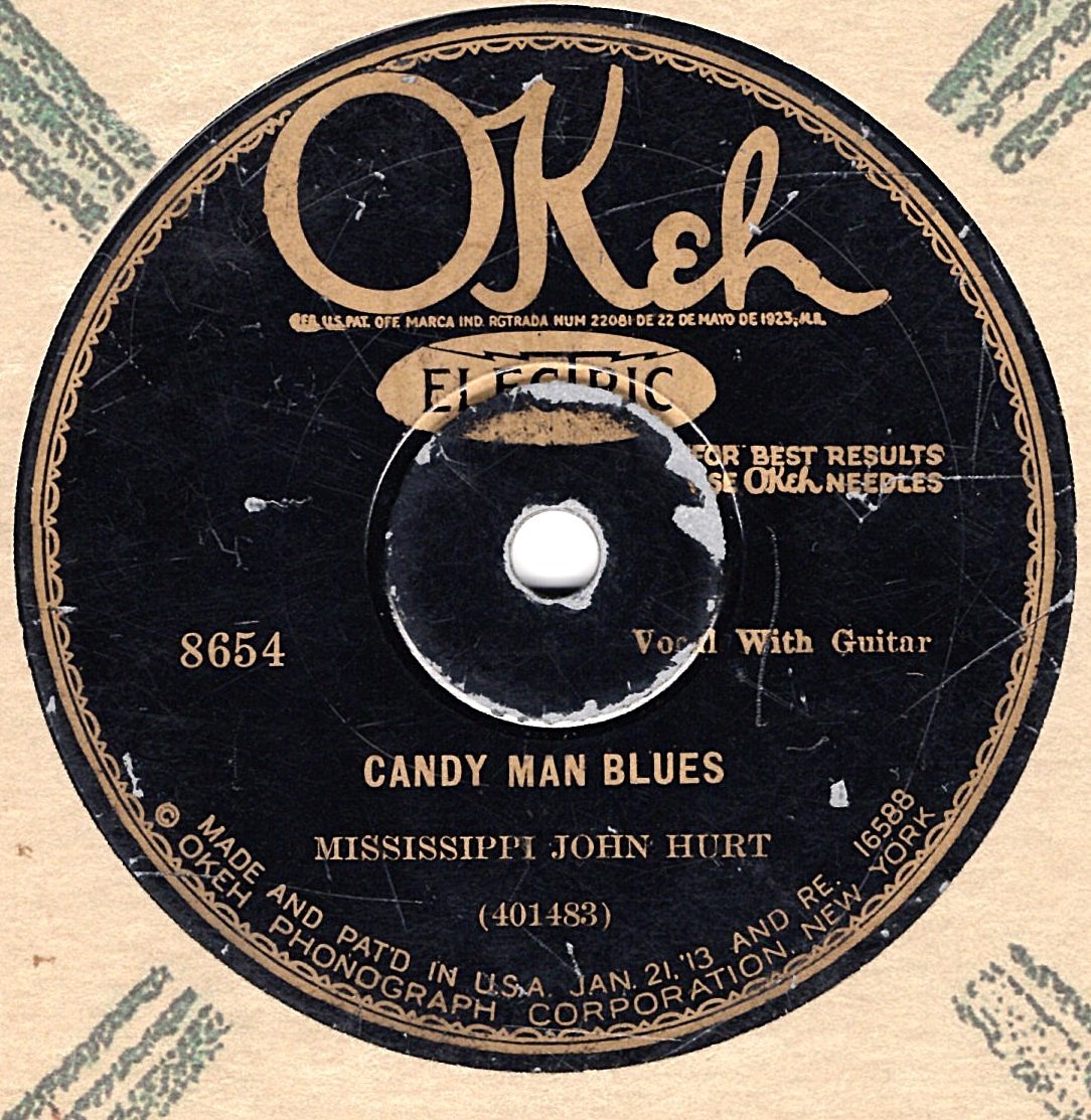 popsike.com - 78 RPM MISSISSIPPI JOHN HURT Ok 8654 V- Candy Man Blues ...