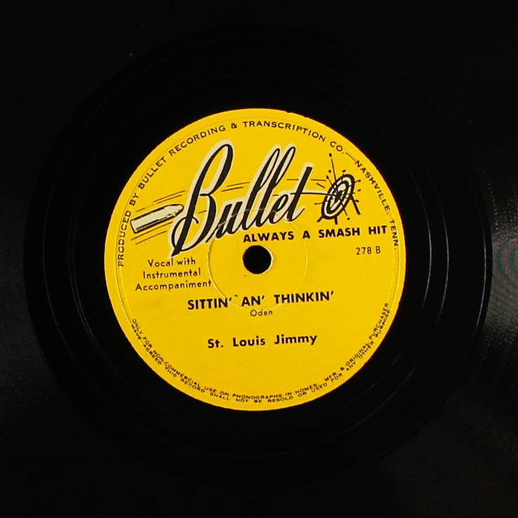 popsike.com - ST. LOUIS JIMMY: sittin' an' thinkin' / my trouble BULLET ...