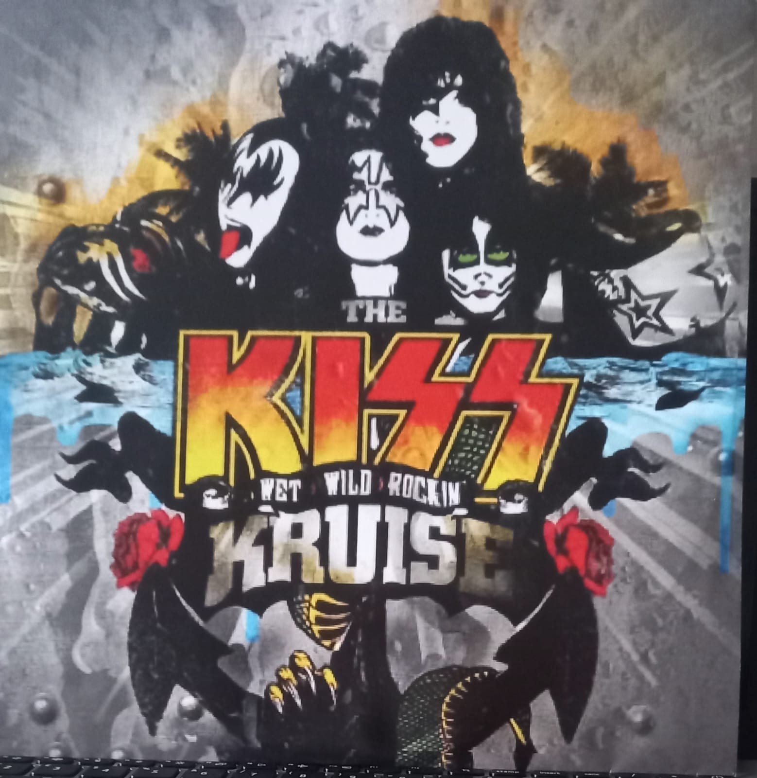 popsike.com - Kiss "A Nostalgic Setlist" Limited Edition Grey Marbled ...