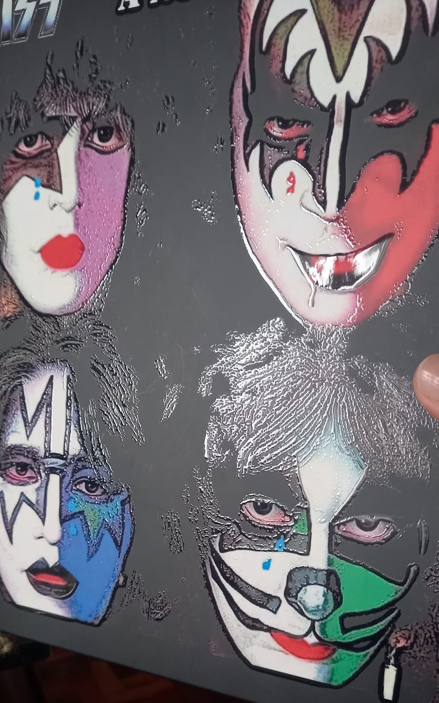 popsike.com - Kiss "A Nostalgic Setlist" Limited Edition Grey Marbled ...