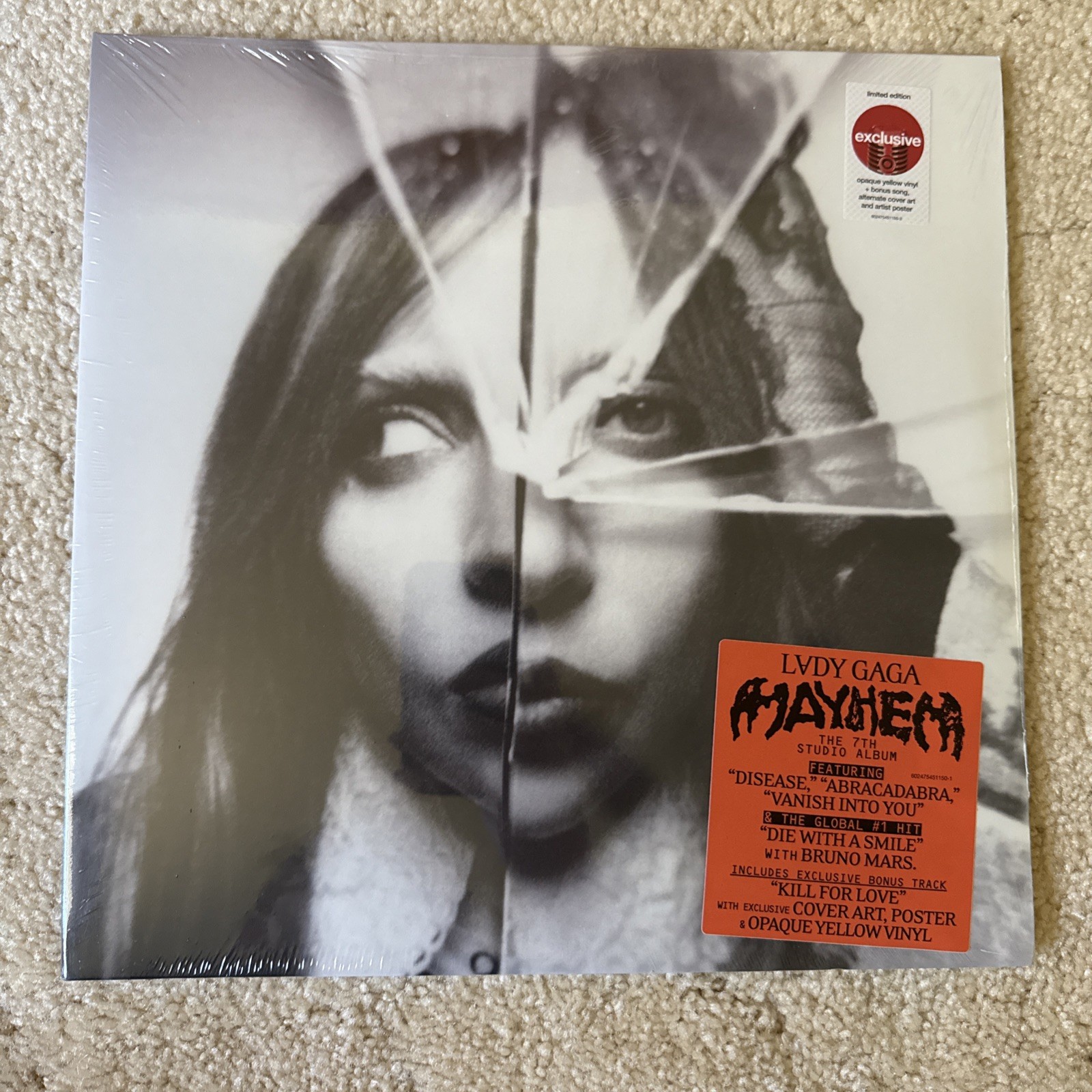 popsike.com - Lady Gaga - Mayhem Yellow Vinyl 2LP Record Target ...