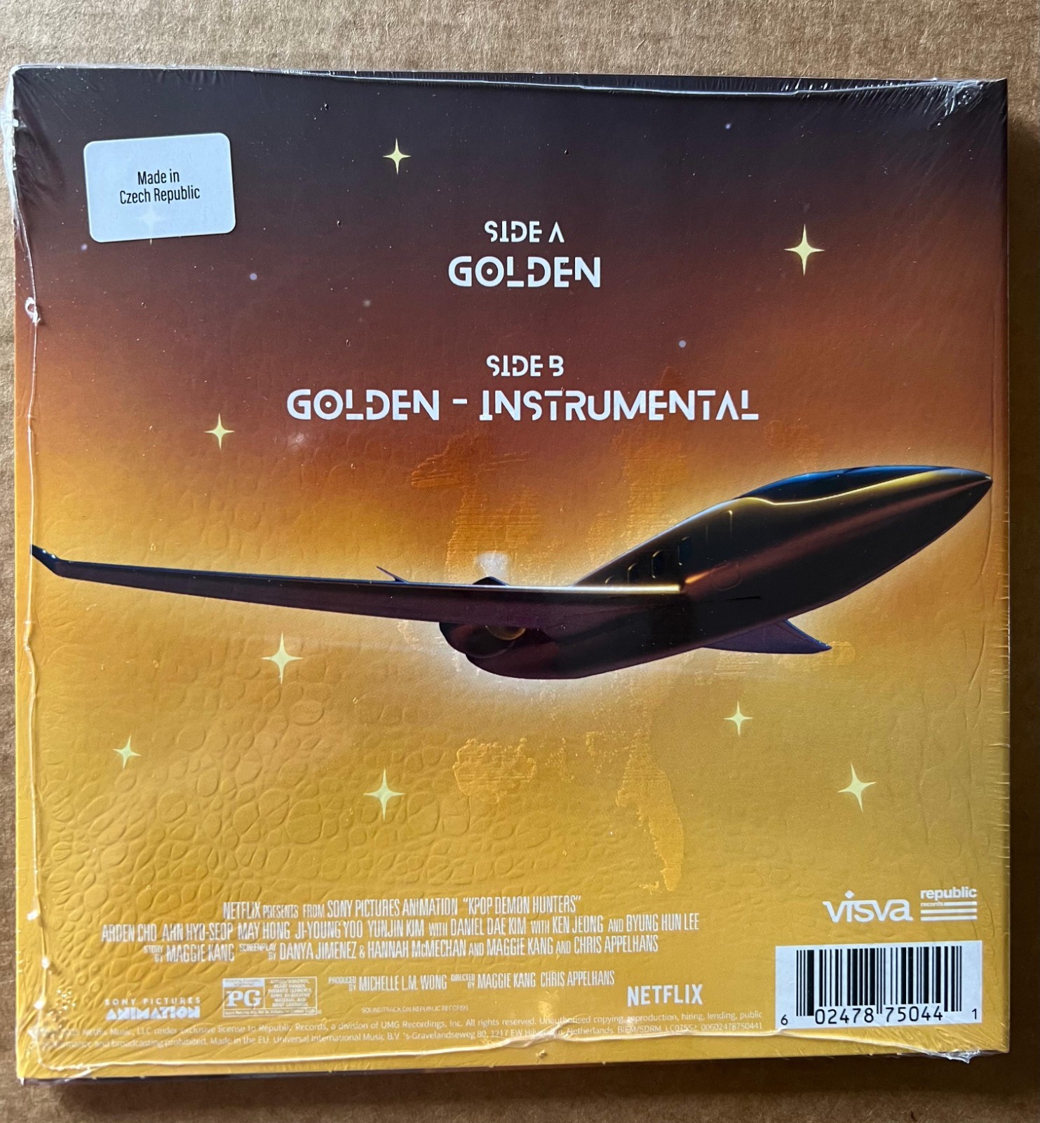 popsike.com - KPop Demon Hunters GOLDEN Netflix 7" Vinyl, HUNTR/X, 1 ...