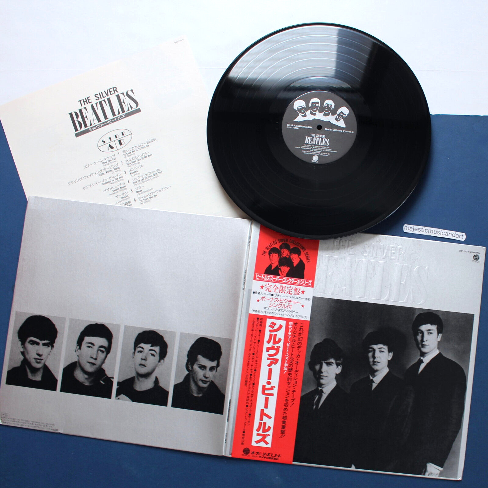 popsike.com - PRISTINE BEATLES THE SILVER ALBUM VINYL LP #d MONO OG EX ...