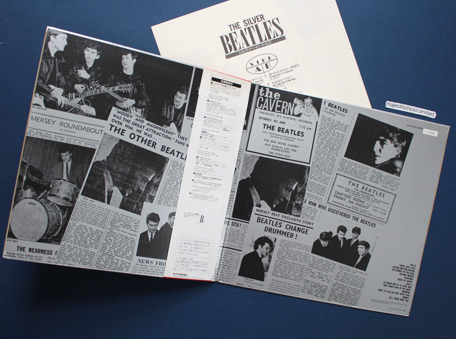 popsike.com - PRISTINE BEATLES THE SILVER ALBUM VINYL LP #d MONO OG EX ...