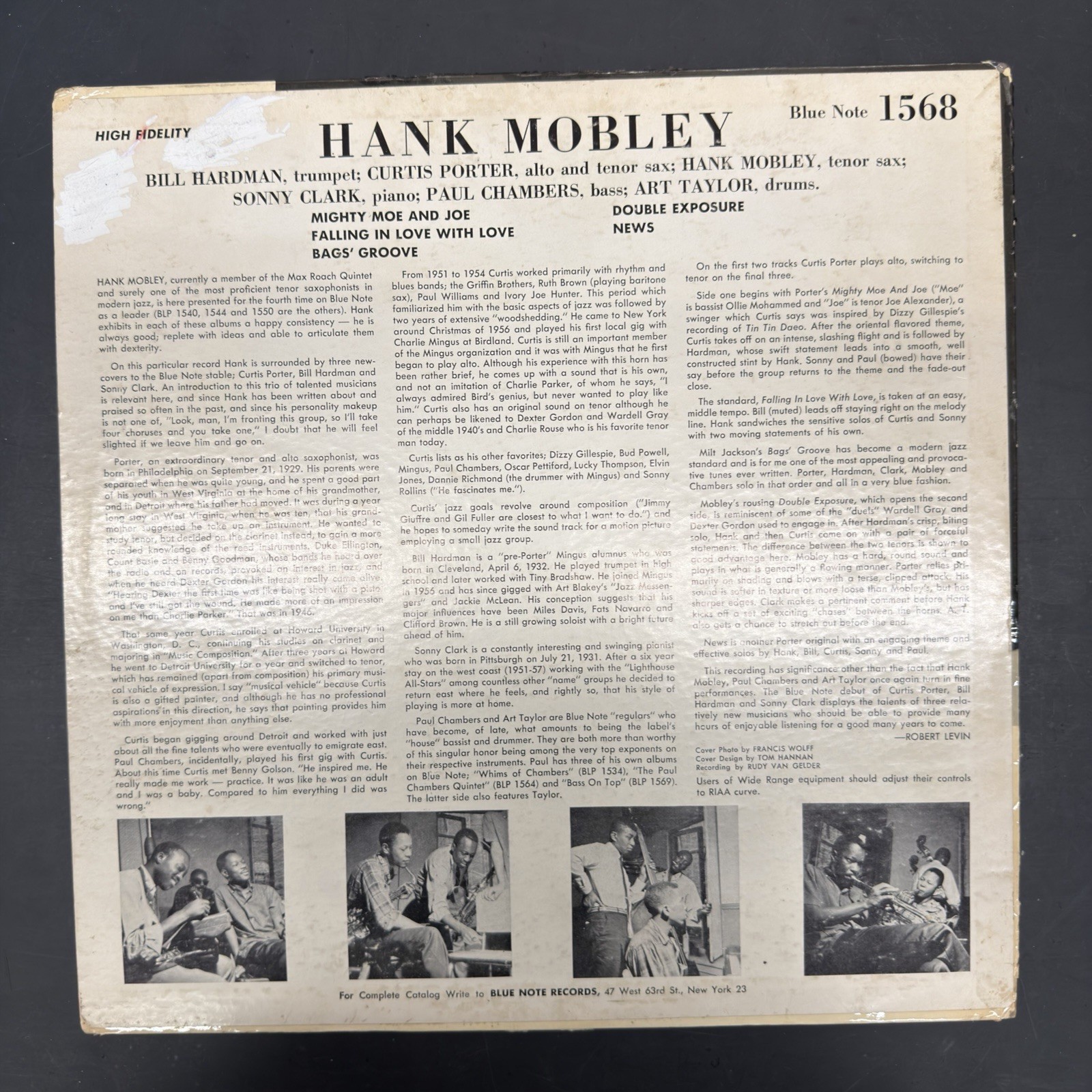popsike.com - Hank Mobley on Blue Note 1568 - auction details