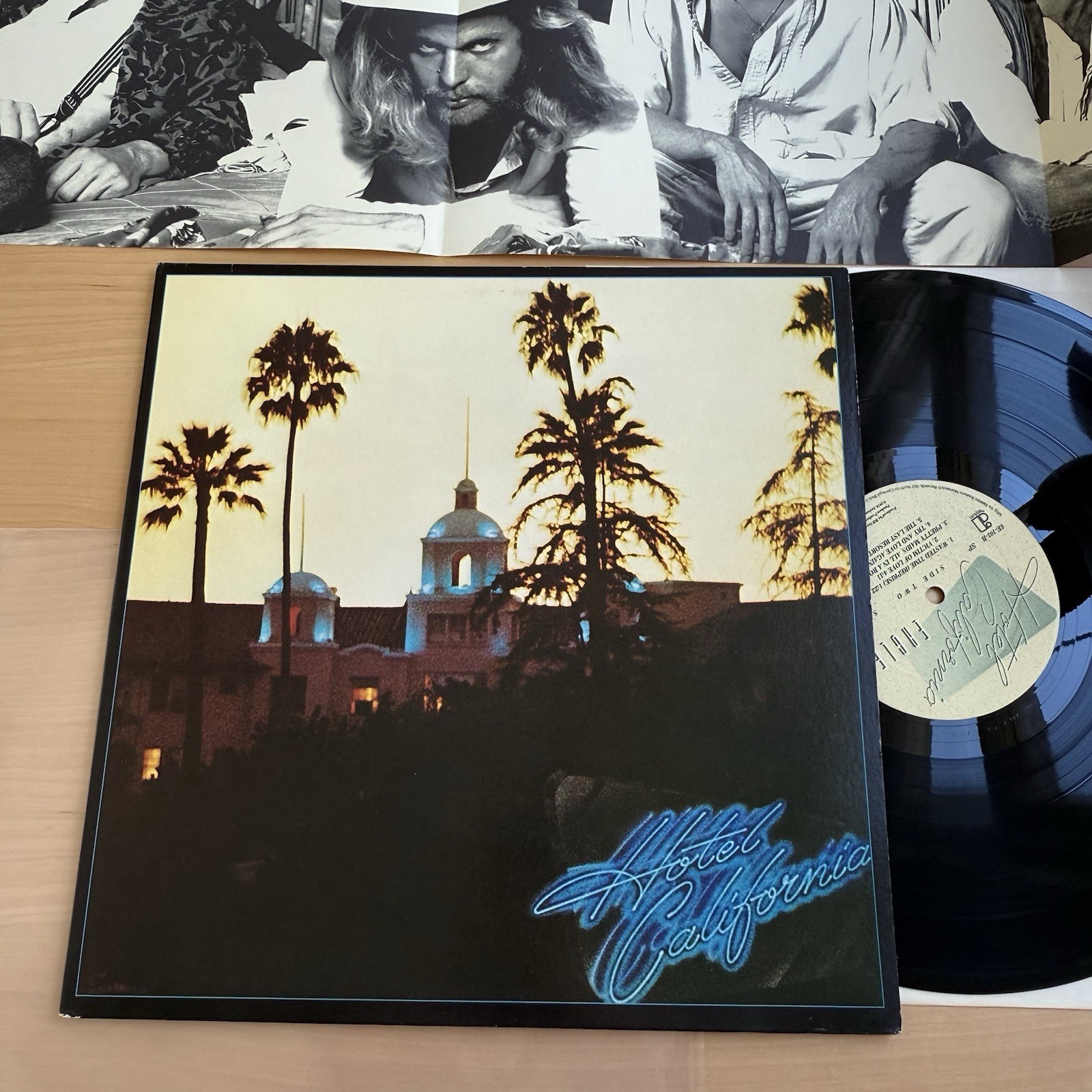 popsike.com - Eagles Hotel California 1976 LP 1st US Pressing Complete ...