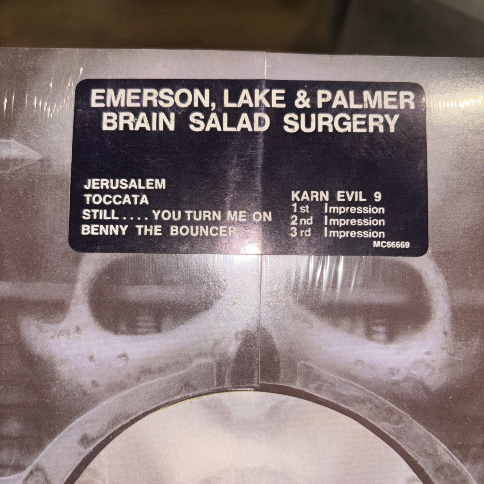 popsike.com - emerson lake palmer Sealed First Press Brain Salad ...