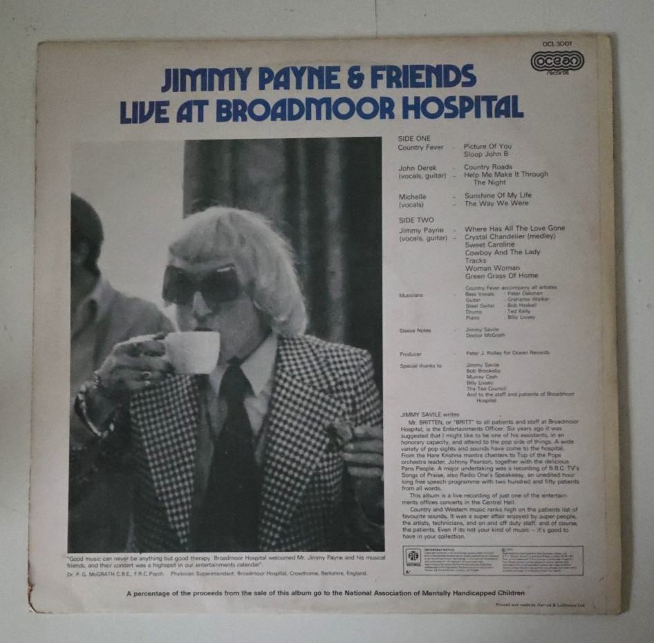 popsike.com - 1975 Jimmy Payne Live at Broadmoor Hospital with Jimmy ...