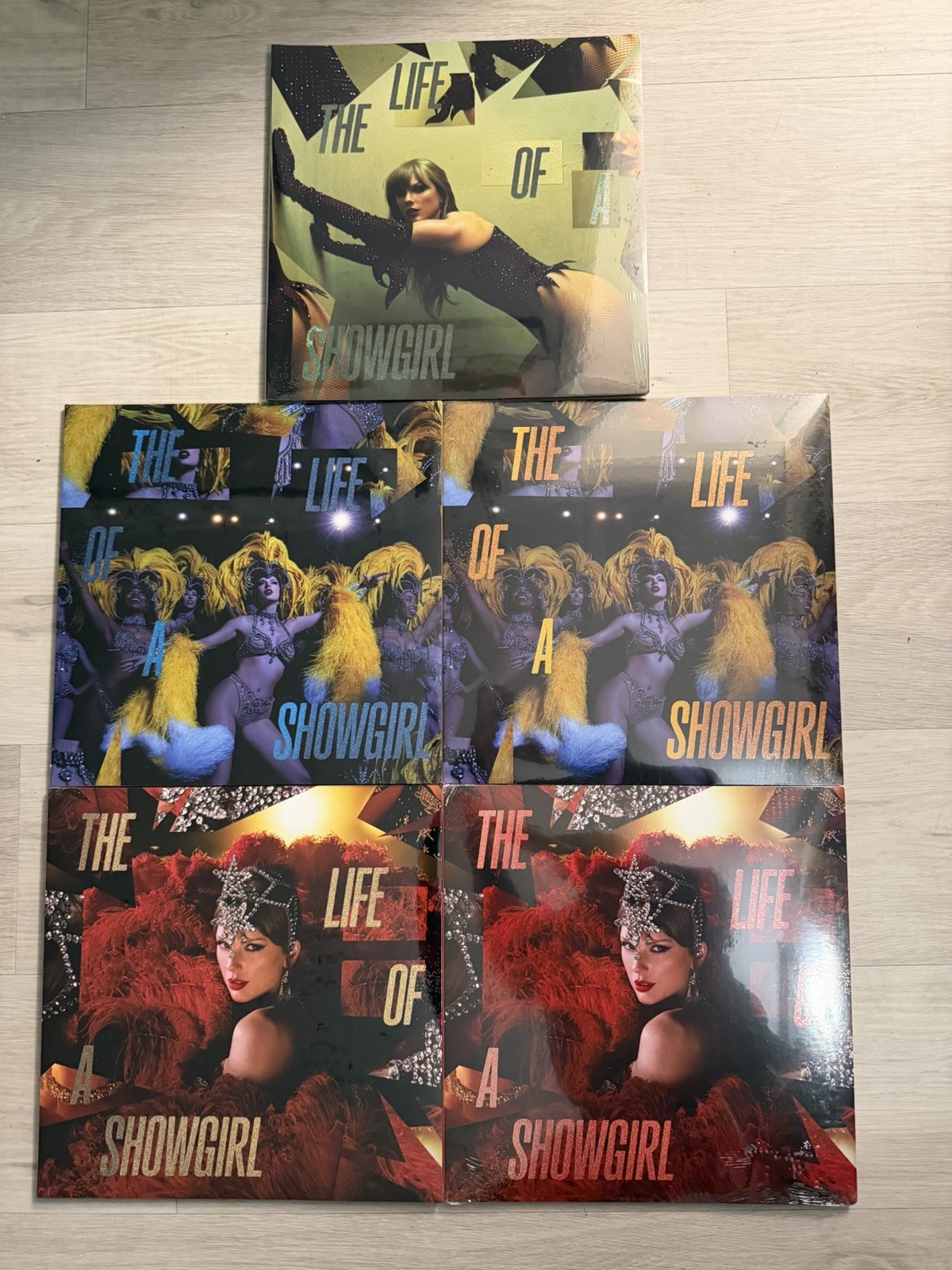 popsike.com - Taylor Swift Life Of A Showgirl Vinyl Bundle 5 Variants ...