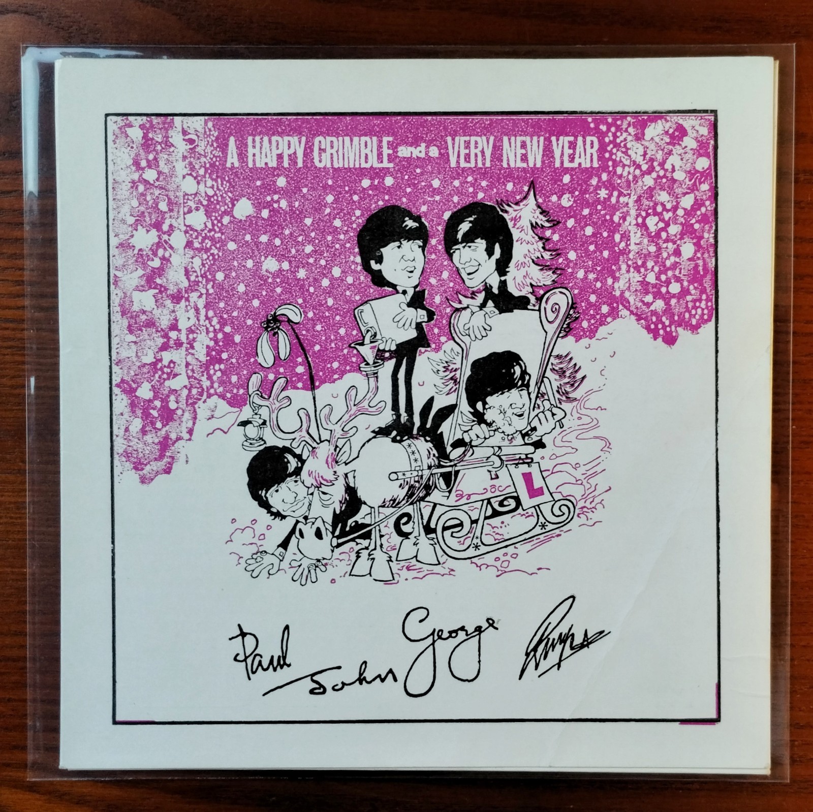 popsike.com - The Beatles - A Happy Crimble and a Very New Year -EX ...