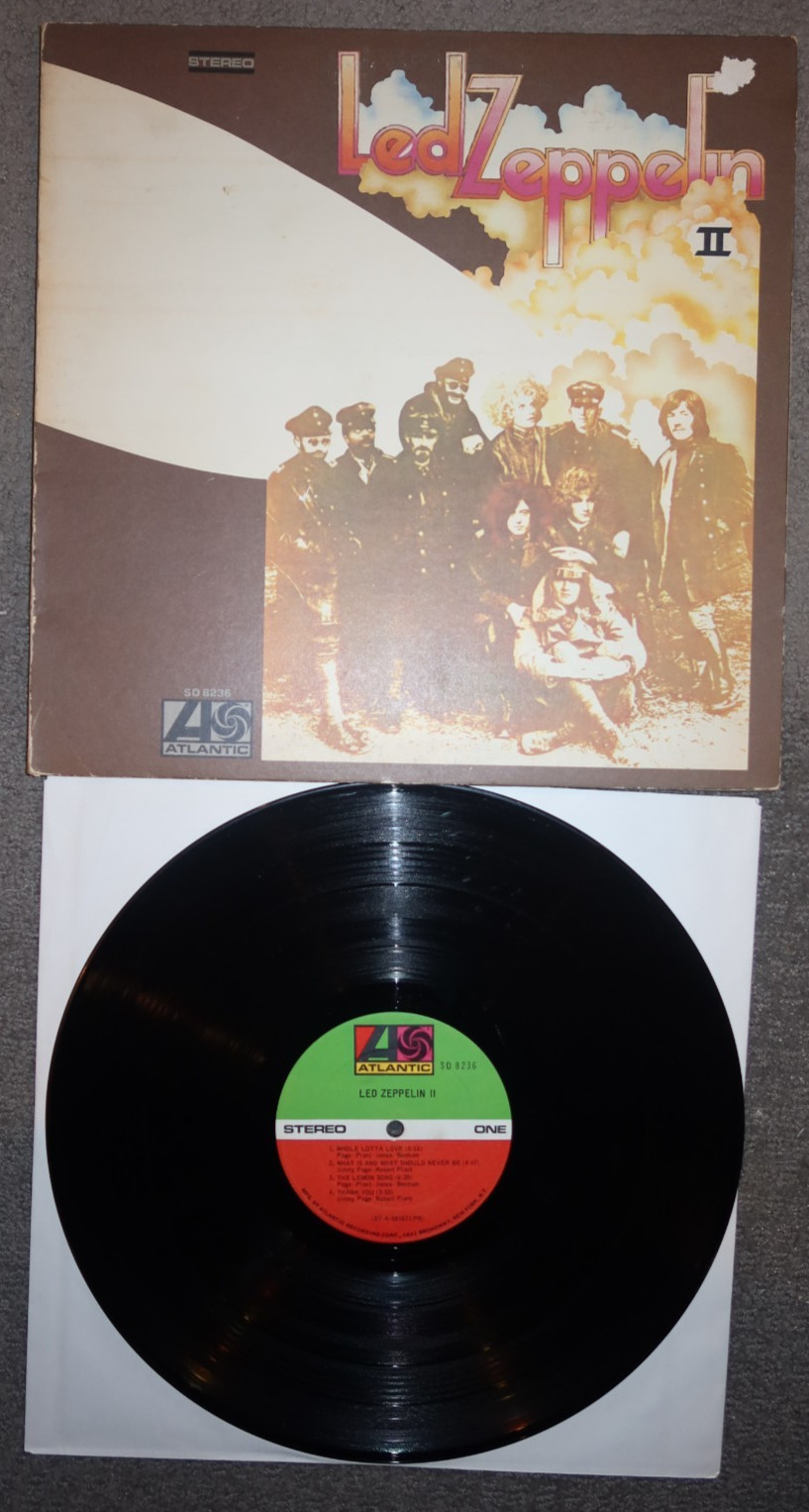popsike.com - LED ZEPPELIN II/ 2-LP Robert Ludwig Hot Cut , RL both ...