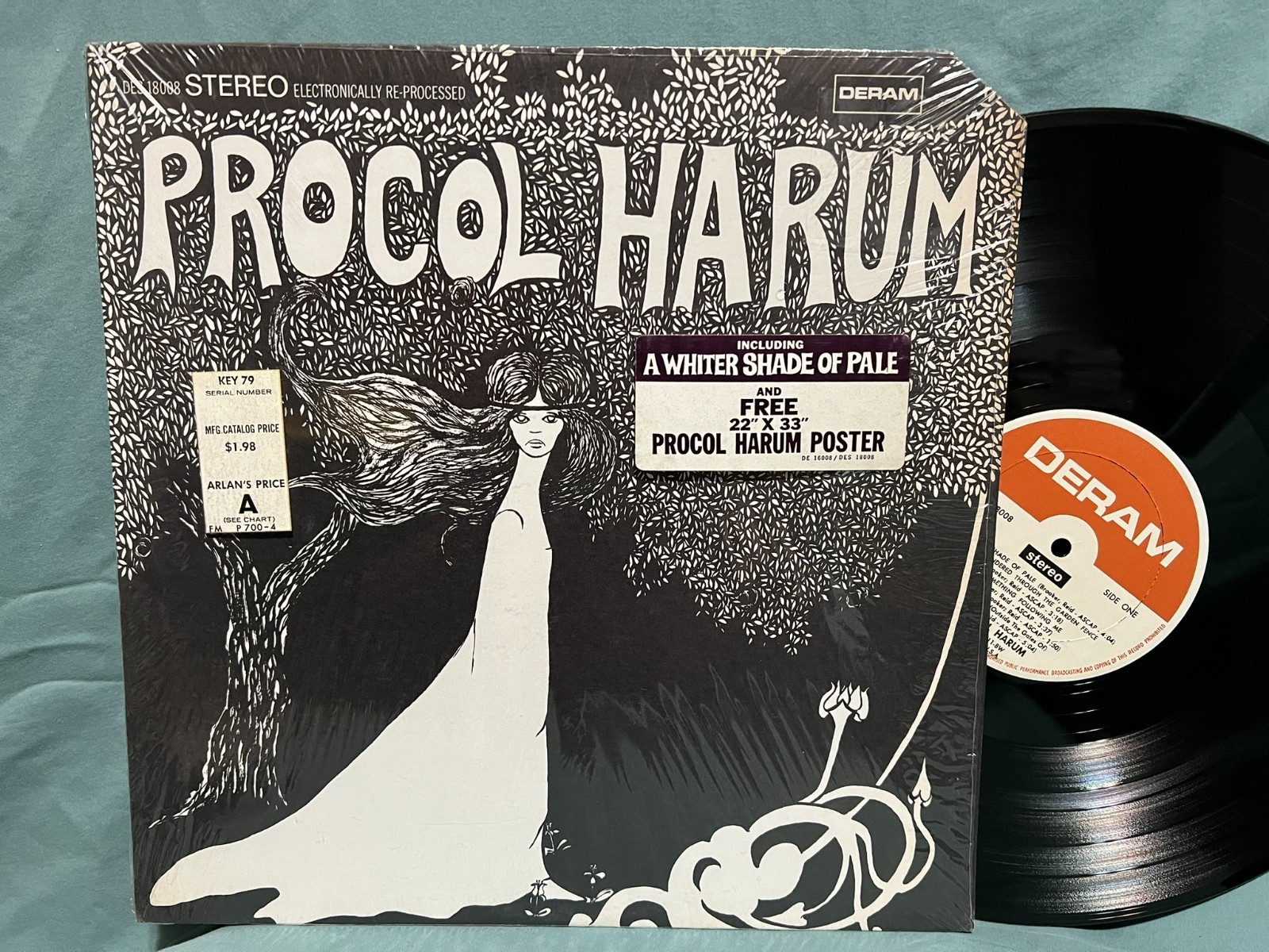popsike.com - Procol Harum "Procol Harum" IN SHRINK with POSTER HYPE ...