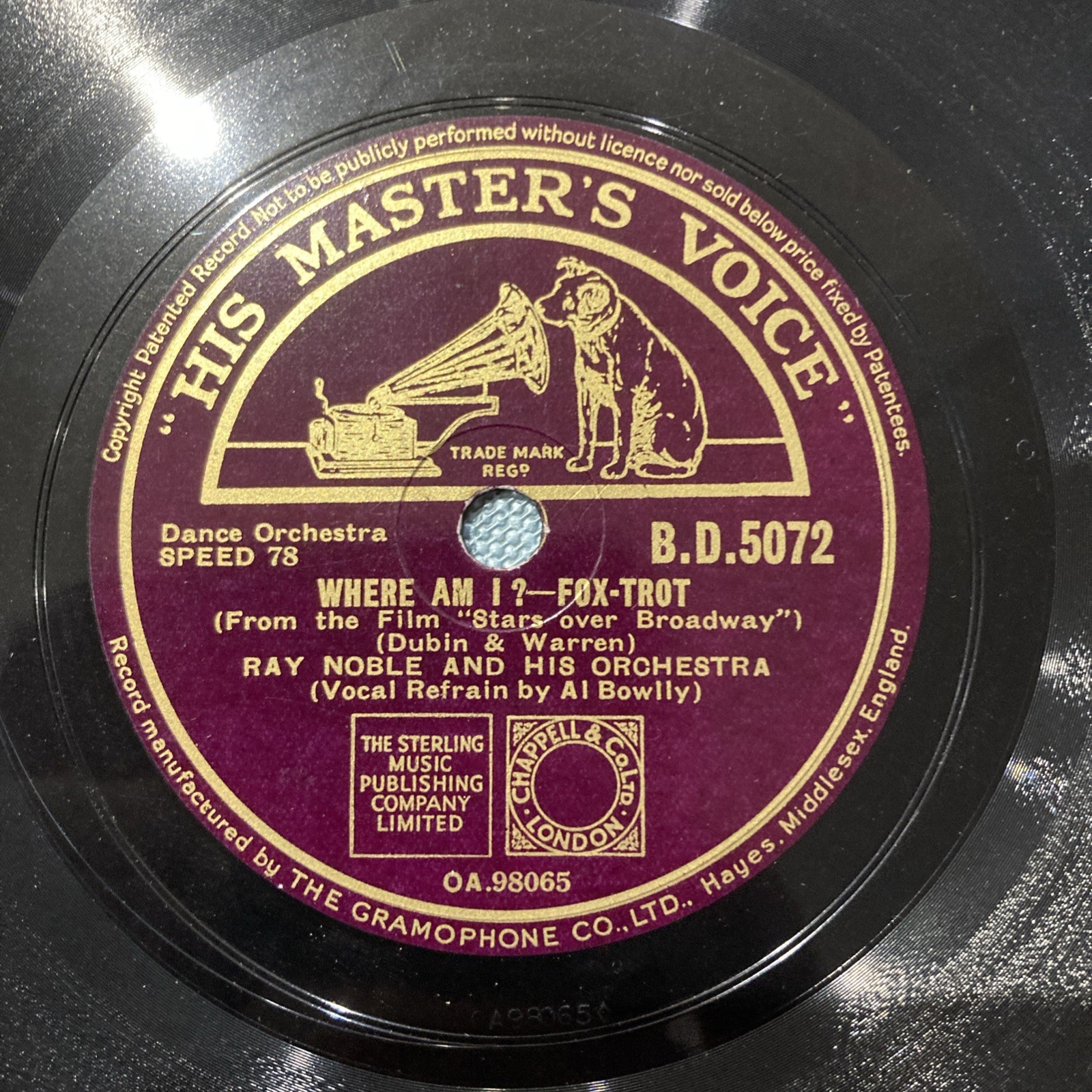 popsike.com - 3 x AL BOWLLY 78rpm records for Sam - auction details