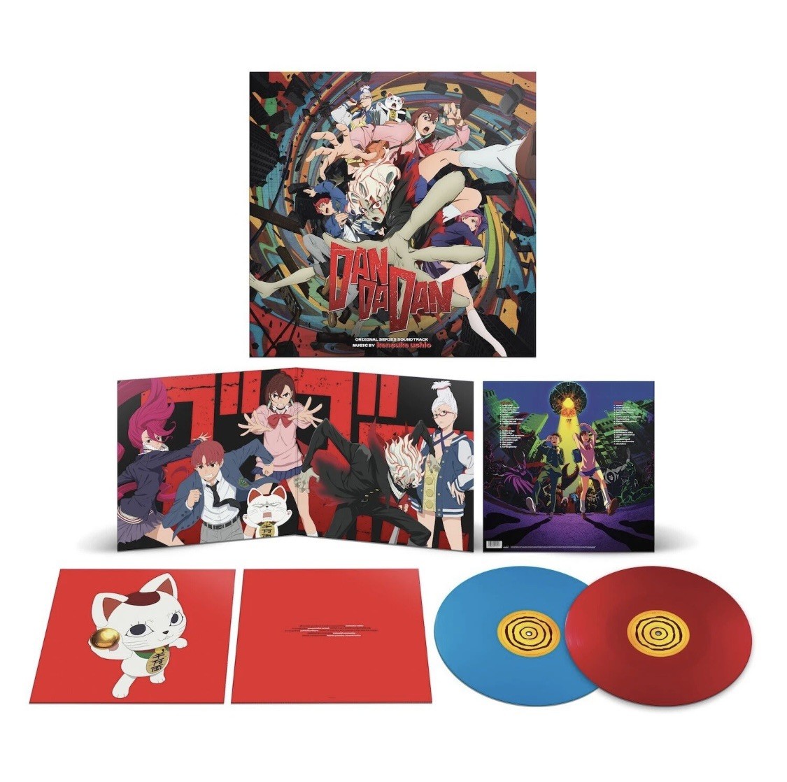 popsike.com - Dandadan Anime Vinyl Record Soundtrack 2x LP Red Blue ...