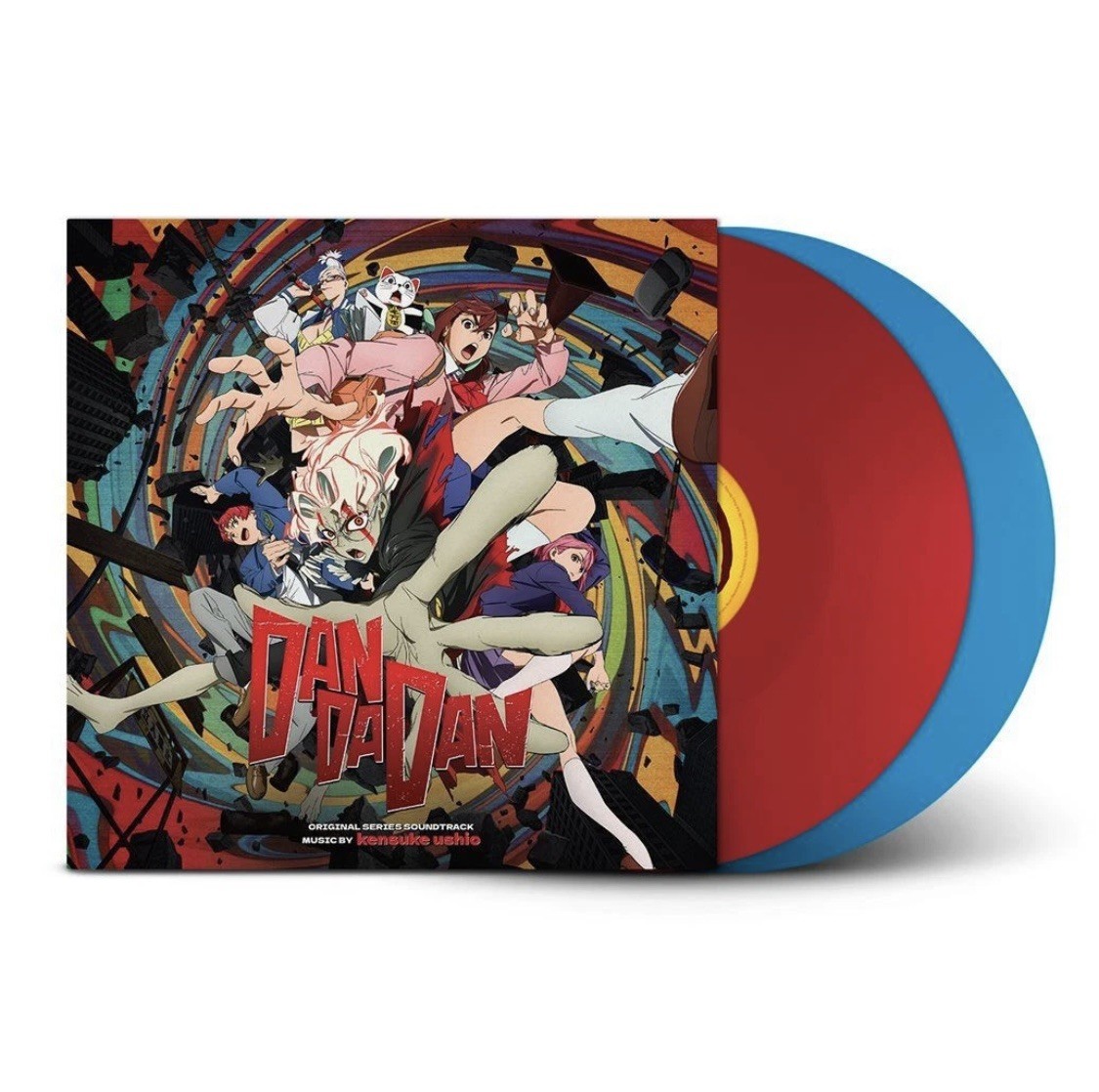 popsike.com - Dandadan Anime Vinyl Record Soundtrack 2x LP Red Blue ...