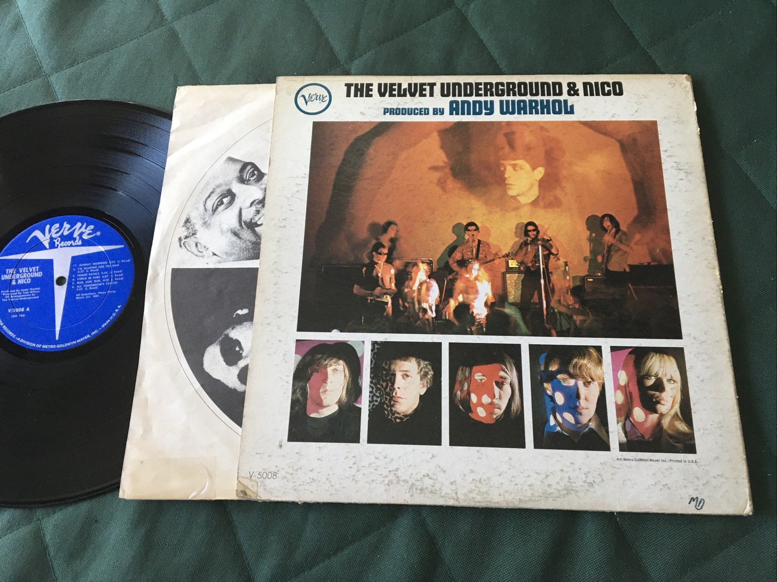 popsike.com - 1967 THE VELVET UNDERGROUND & NICO LP Gate MONO Peeled ...