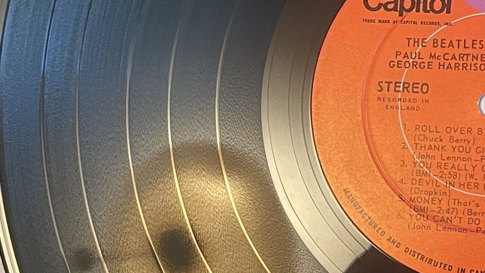 popsike.com - The Beatles Second Album Canada LP Record Capitol Red ...