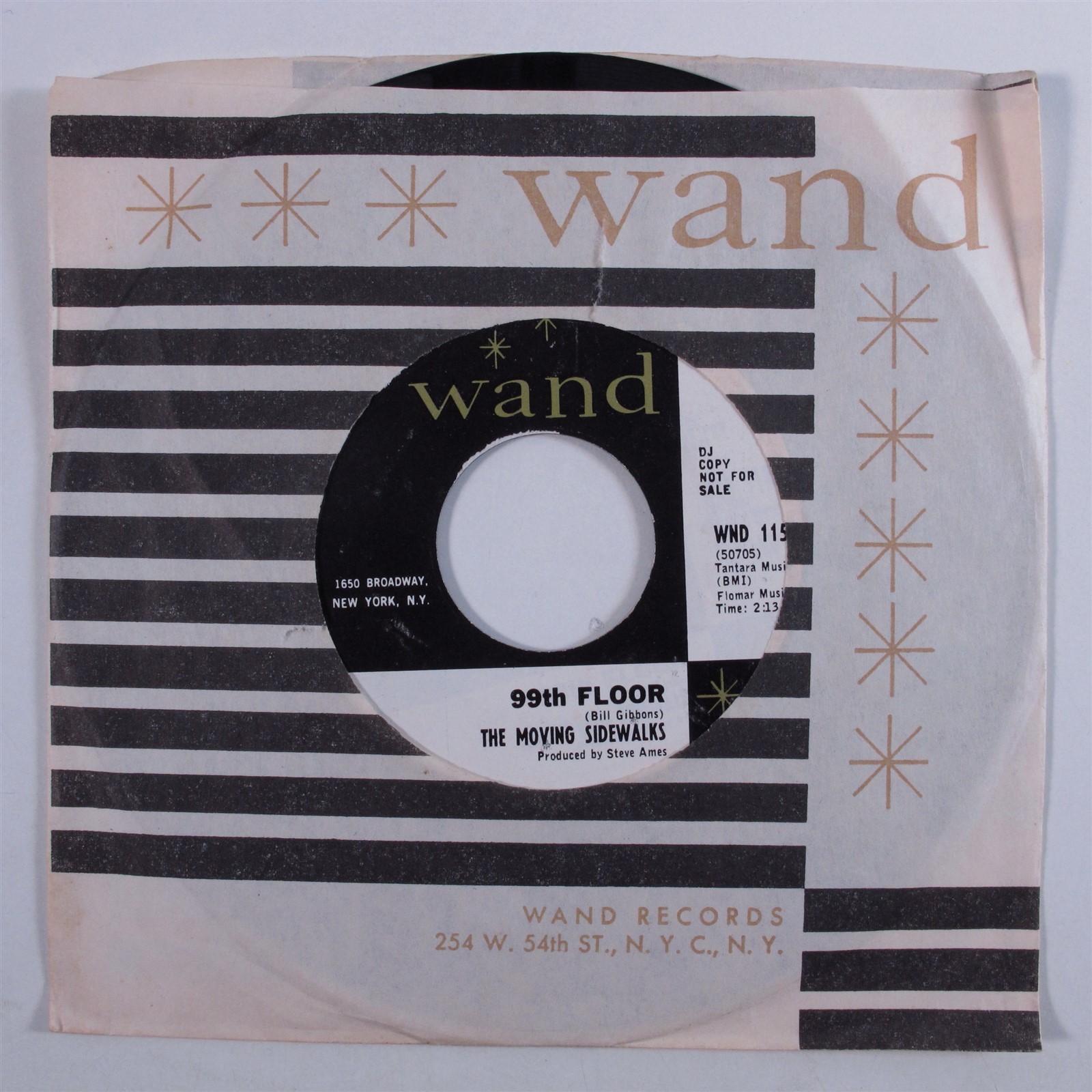 popsike.com - Garage Psych 45 MOVING SIDEWALKS 99th Floor WAND promo ...
