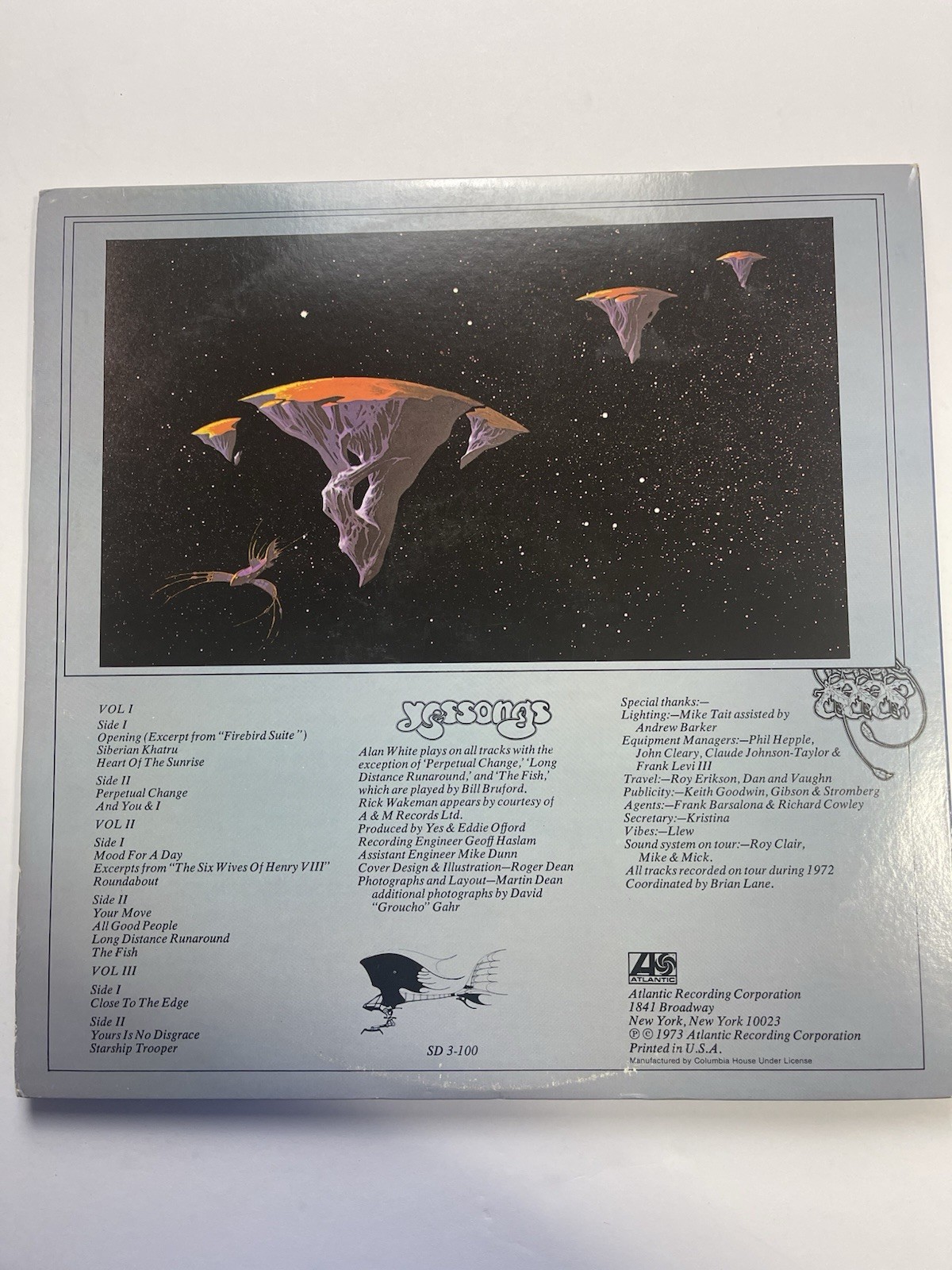 popsike.com - Yes Yessongs 3 LP Album with Booklet 1975 Atlantic ...