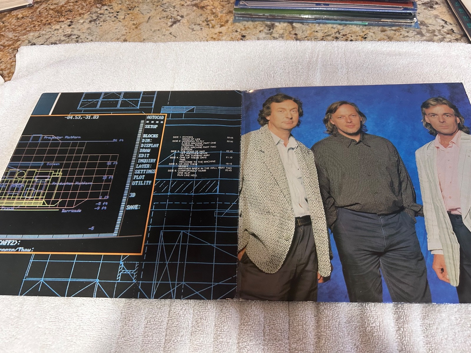 popsike.com - PINK FLOYD "World Tour" 3LP Live N.A. Tour 1987 Pink ...