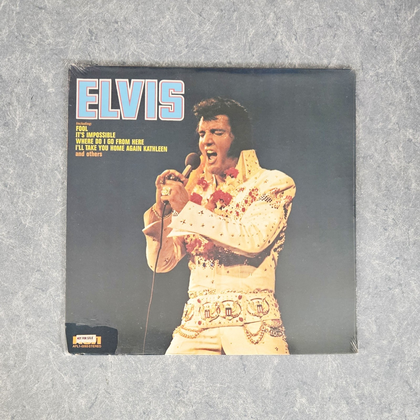 popsike.com - ELVIS PRESLEY / "ELVIS Including FOOL" / with RARE NFS ...