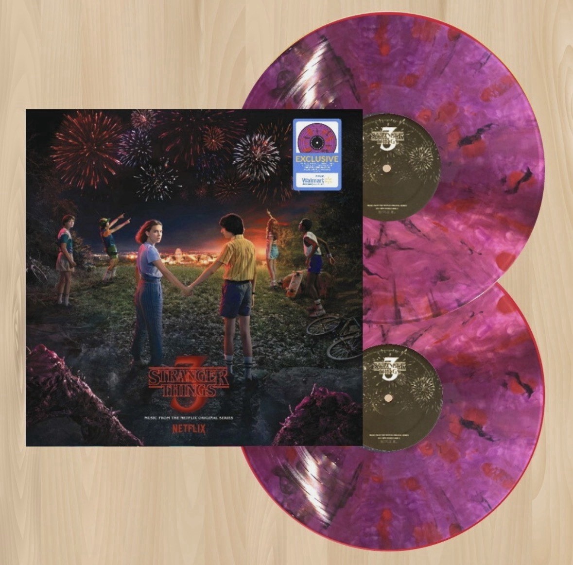 popsike.com - PURPLE VINYL STRANGER THINGS Soundtrack from Season 3 ...