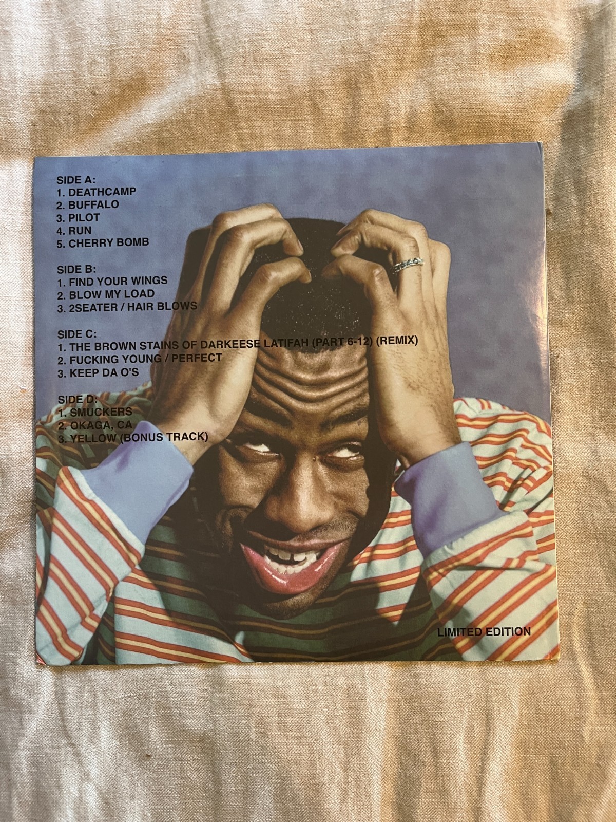 popsike.com - TYLER THE CREATOR - Cherry Bomb RARE PROMO YELLOW 2XLP ...