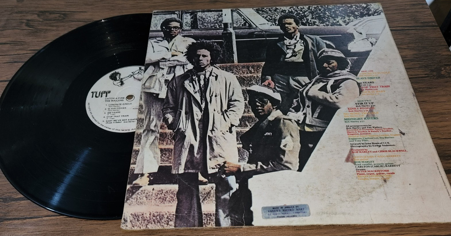 popsike.com - Bob Marley and The Wailers - Catch A Fire LP Vinyl Album ...