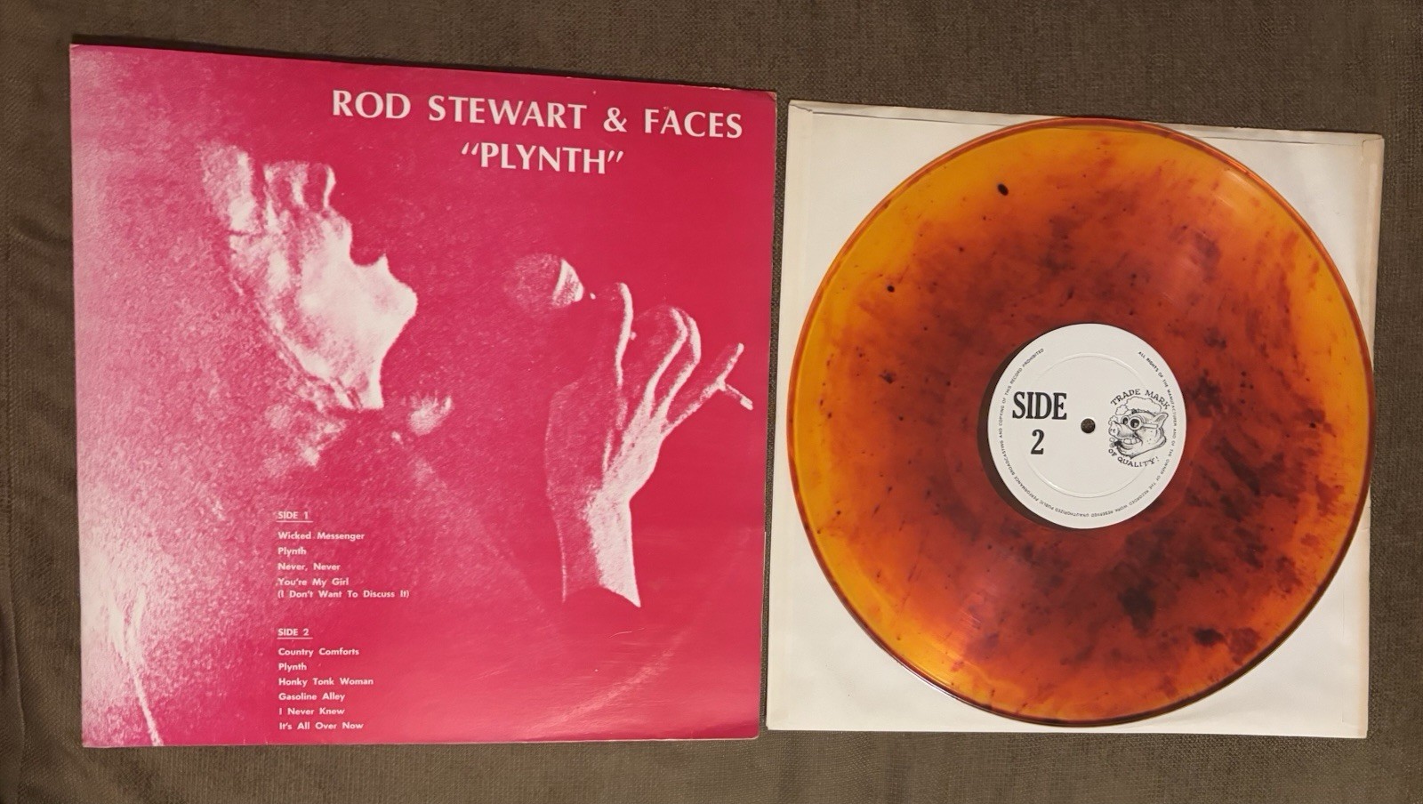 popsike.com - Rod Stewart & Faces “Plynth”Vinyl 1971 TMOQ Record 1832 ...