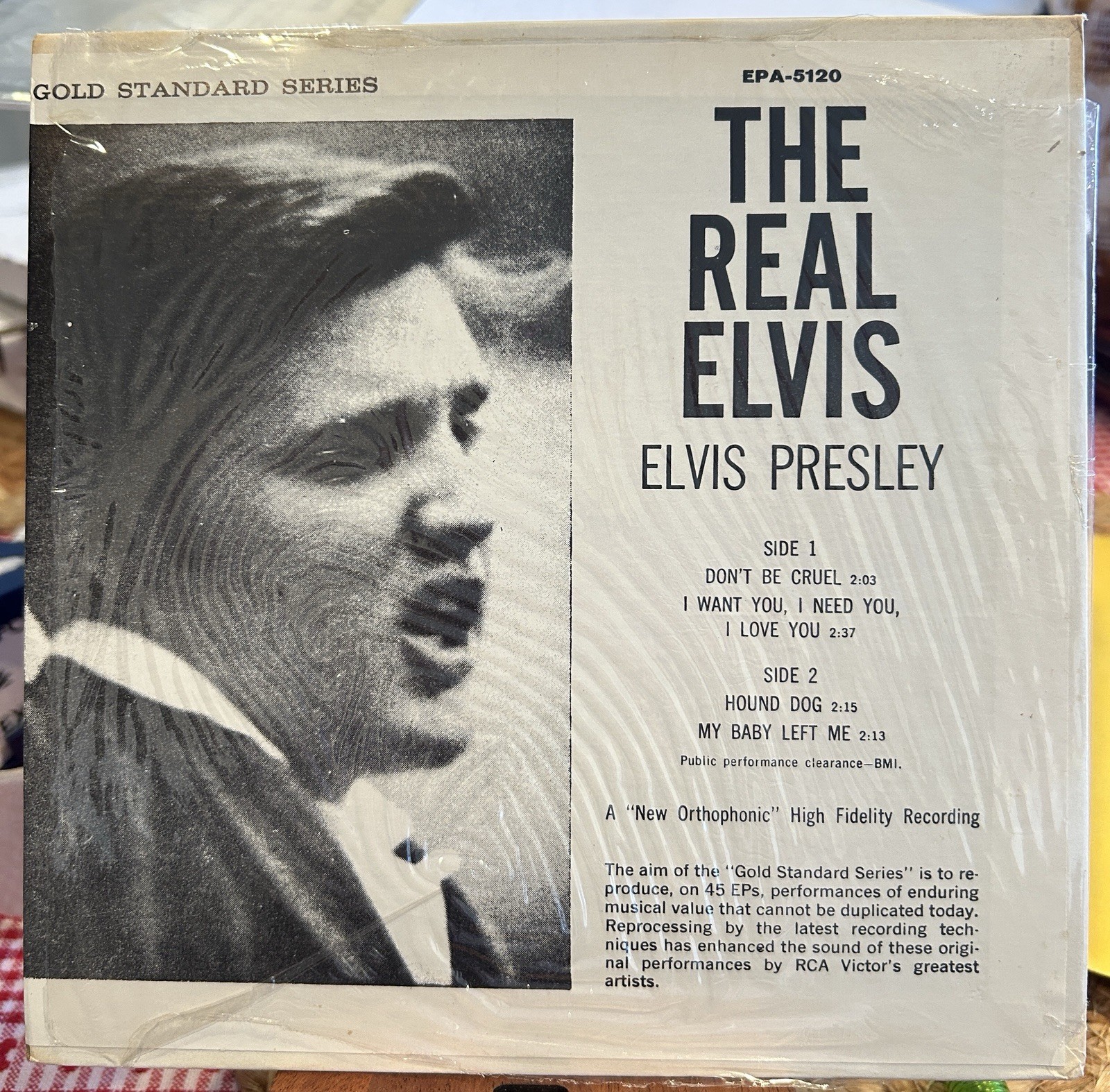 popsike.com - ELVIS PRESLEY “THE REAL ELVIS" EPA-5120 GSS Orange Label ...