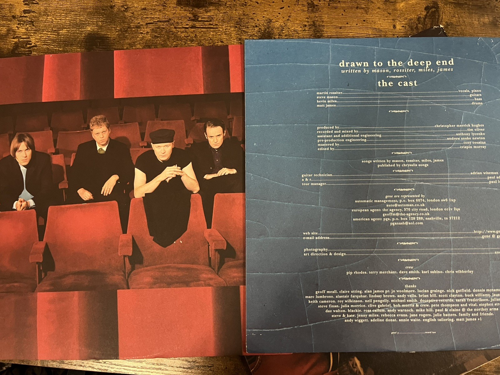 popsike.com - Gene Drawn to the Deep End 1997 UK 2XLP Vinyl Polydor ...
