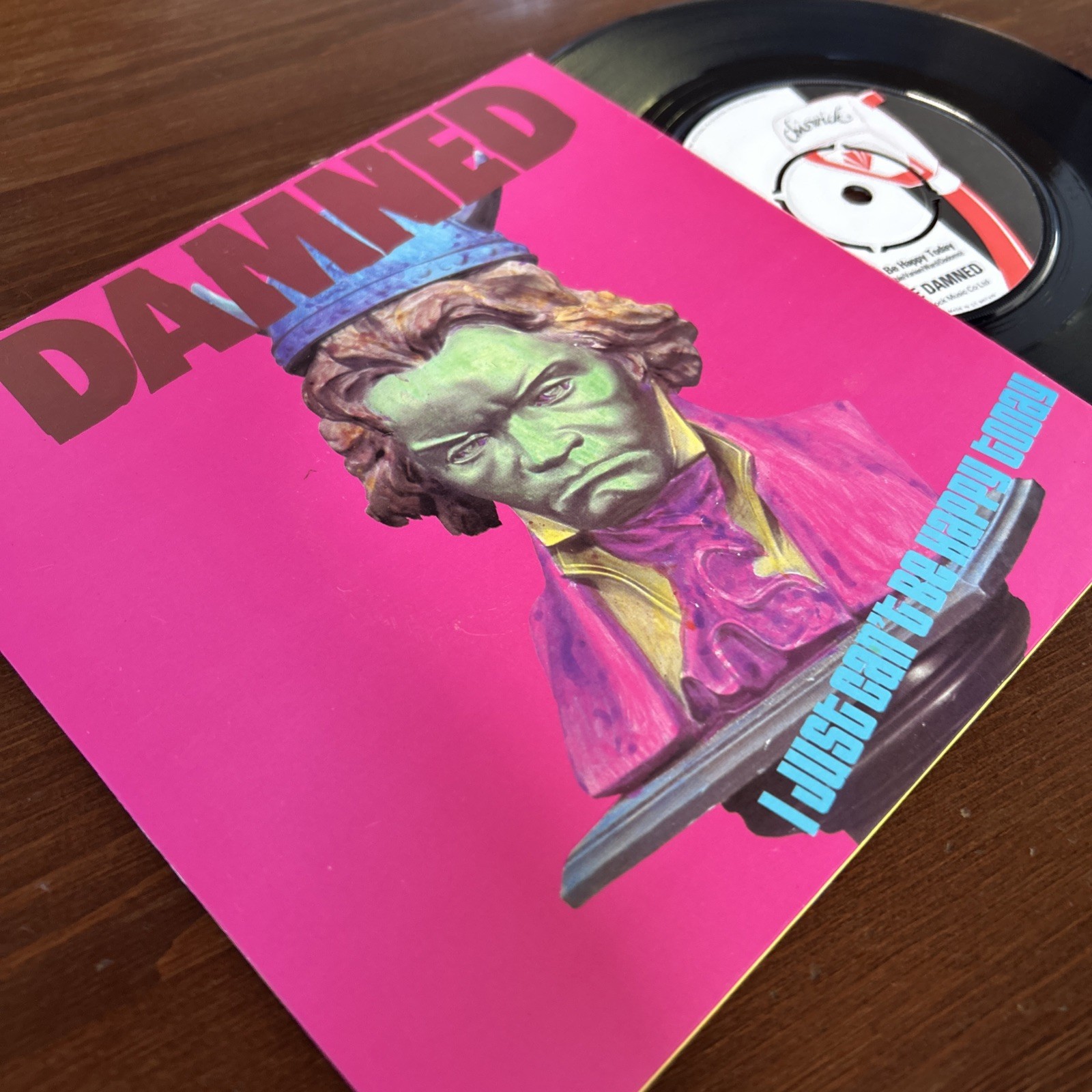 popsike.com - The Damned – I Just Can't Be Happy Today Chiswick Records ...