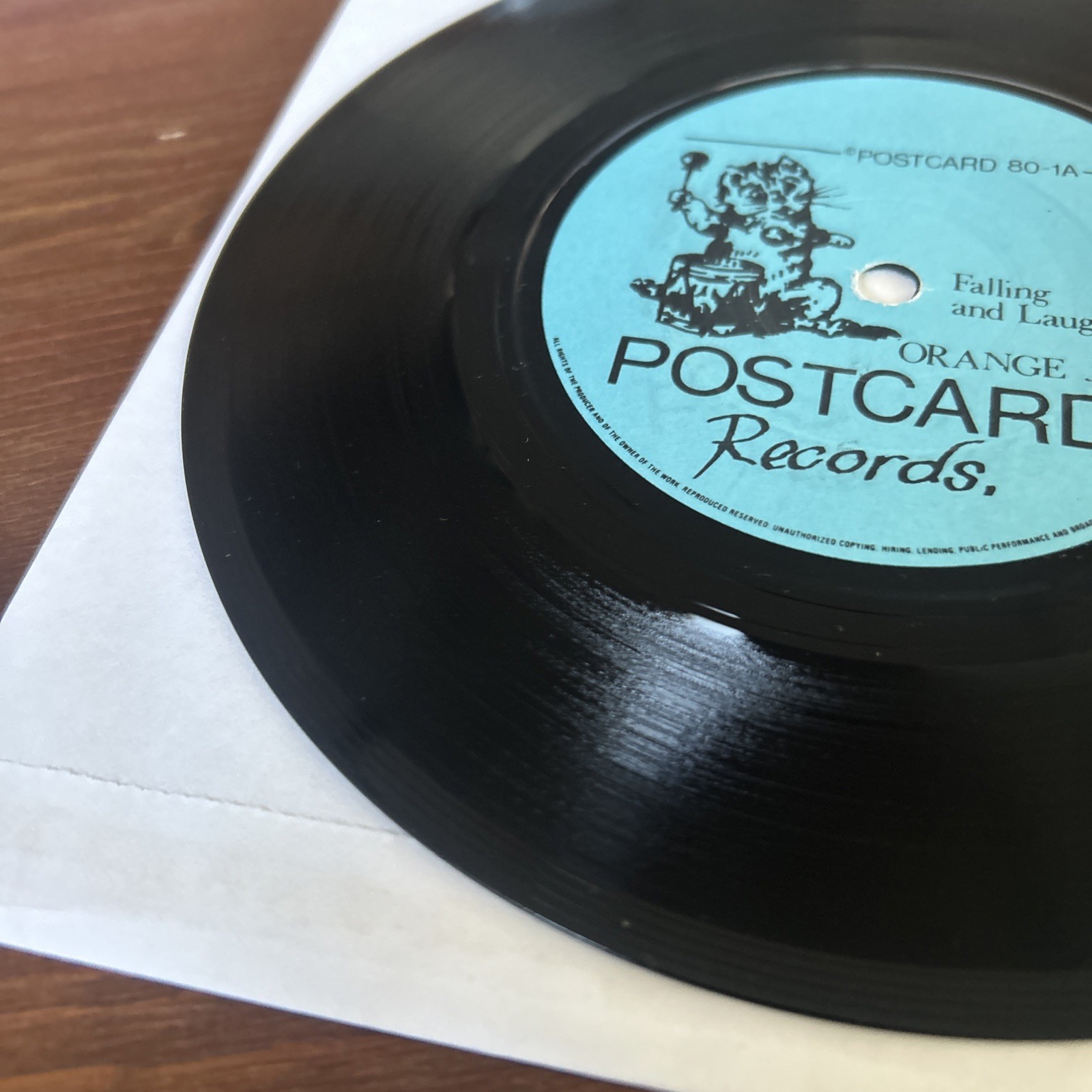 popsike.com - Orange Juice Falling And Laughing 1980 UK 7" w/ POSTCARD ...