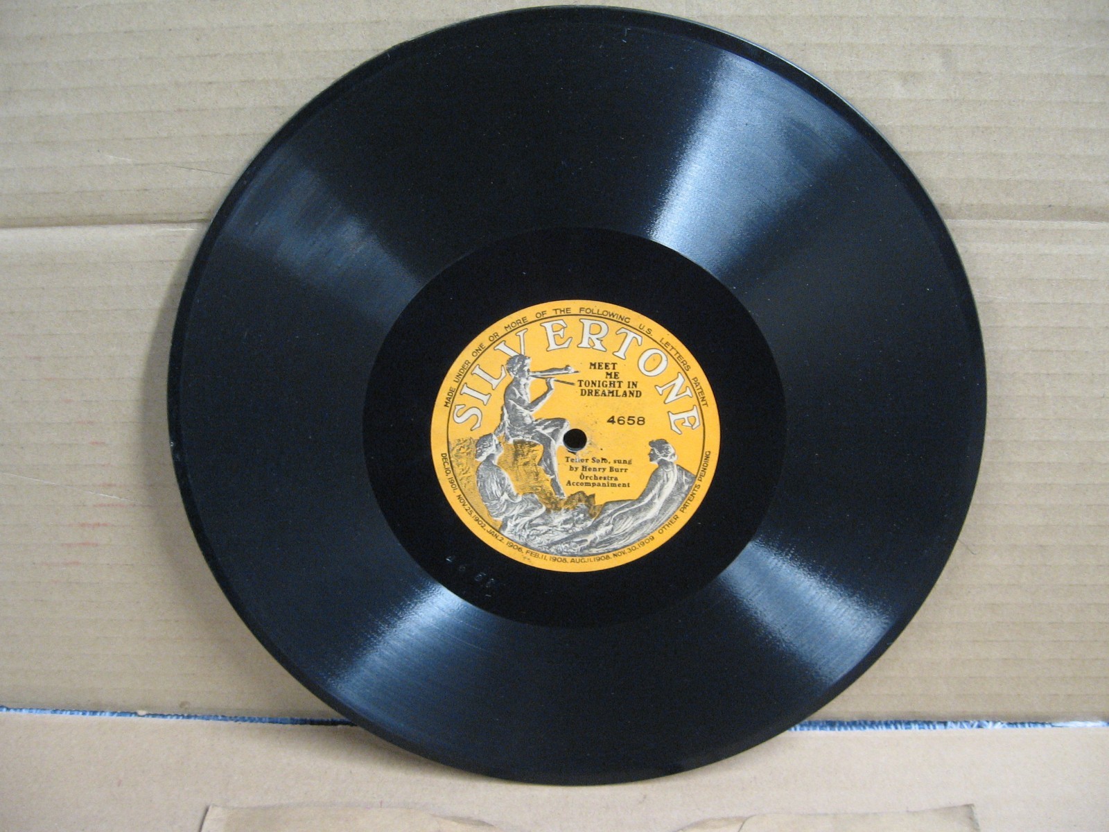 popsike.com - Silvertone One Sided 78 RPM Record #4658 Meet Me Tonight ...