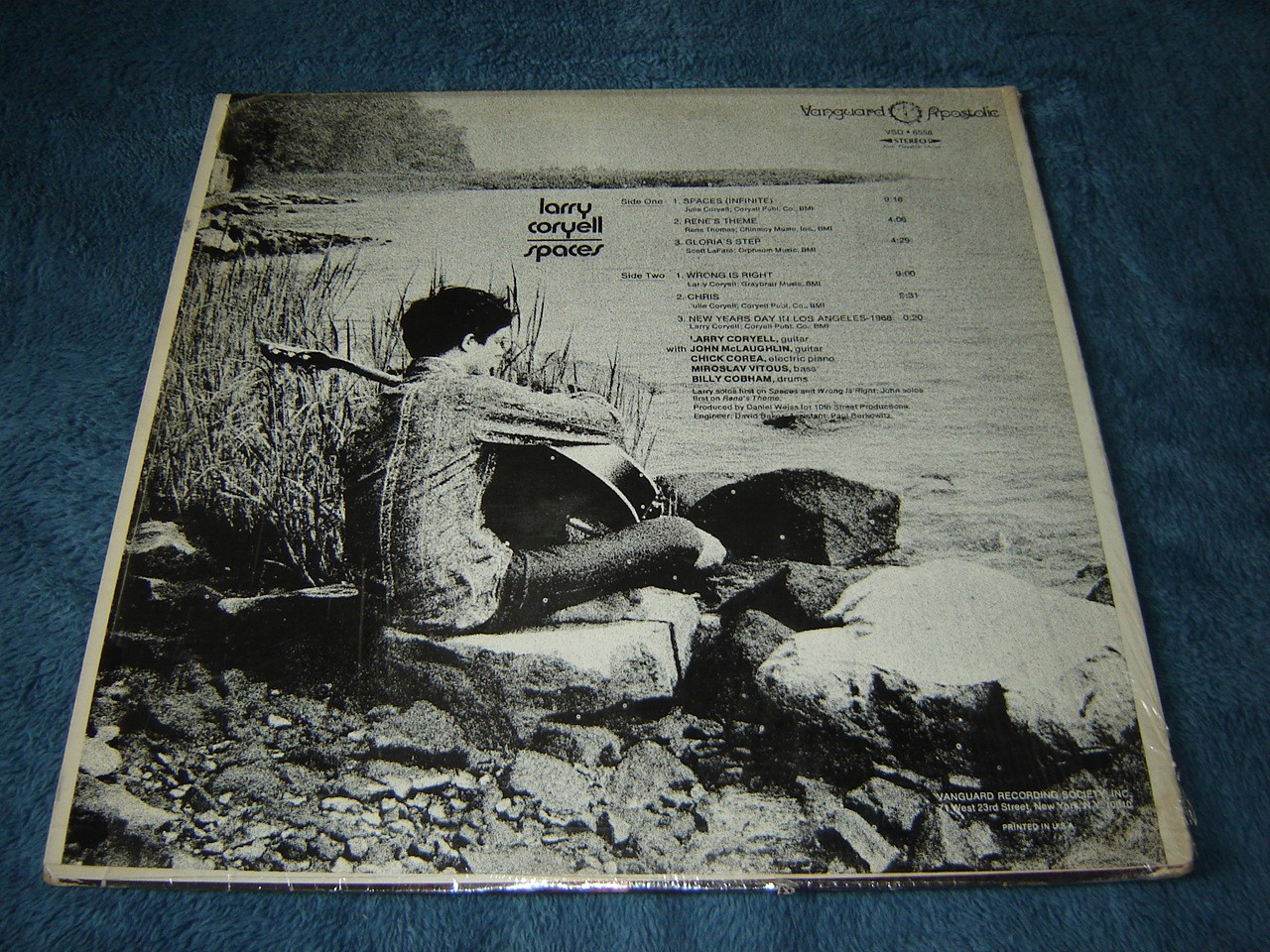 popsike.com - Larry Coryell - Spaces LP EX shrink rare hype sticker ...