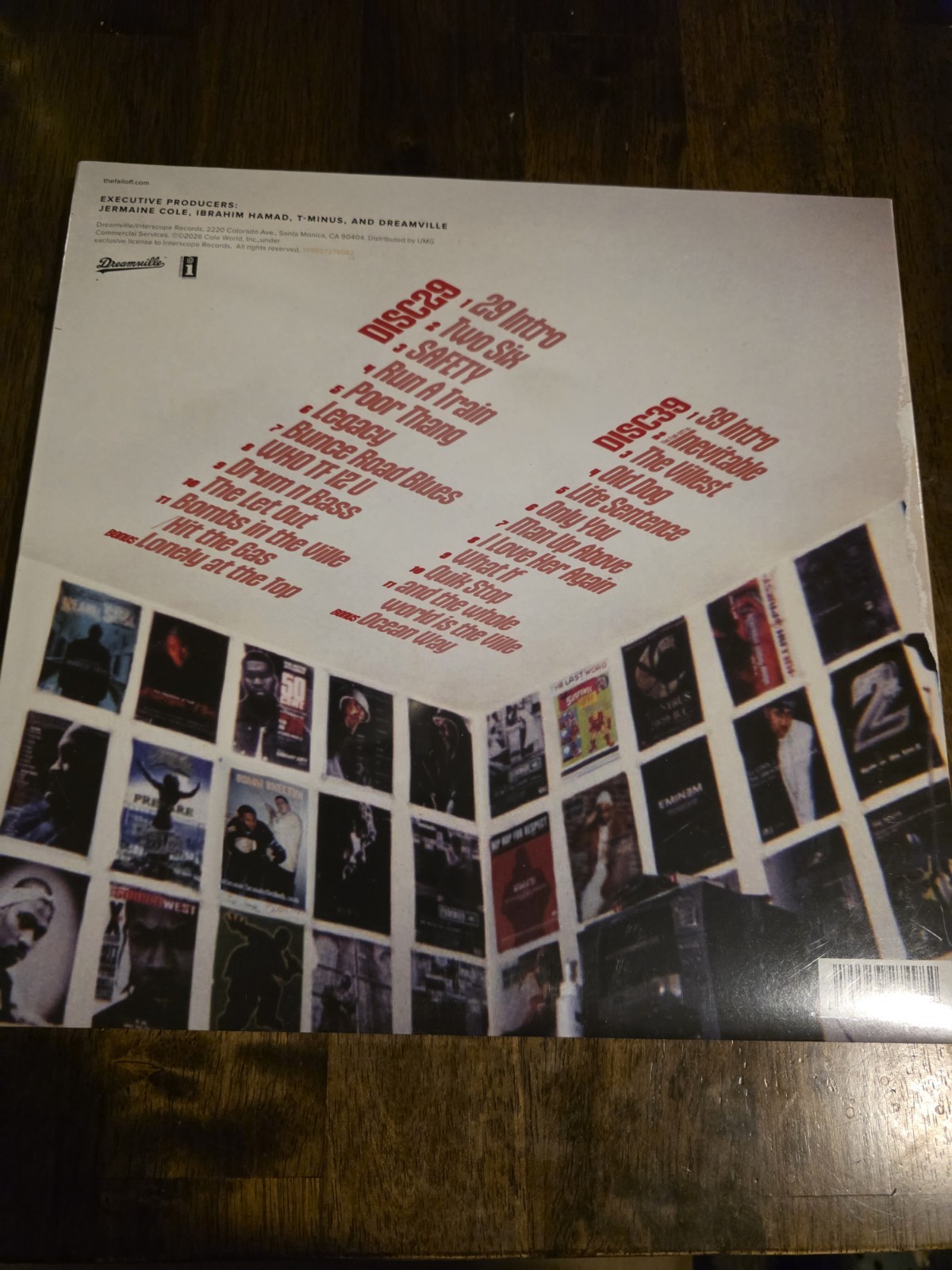 popsike.com - J Cole The Fall Off Stealth Edition Vinyl First Pressing ...