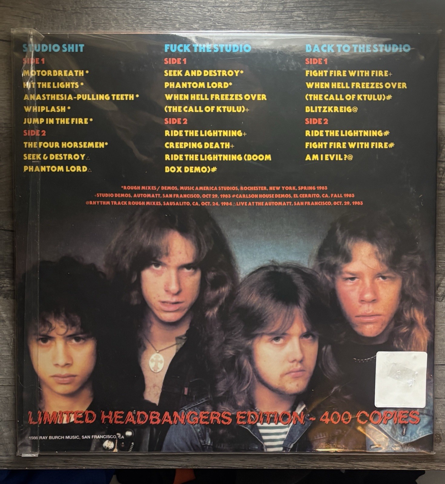 popsike.com - METALLICA “Slaughter In The Studio” Vinyl Album 3xLP NEW ...
