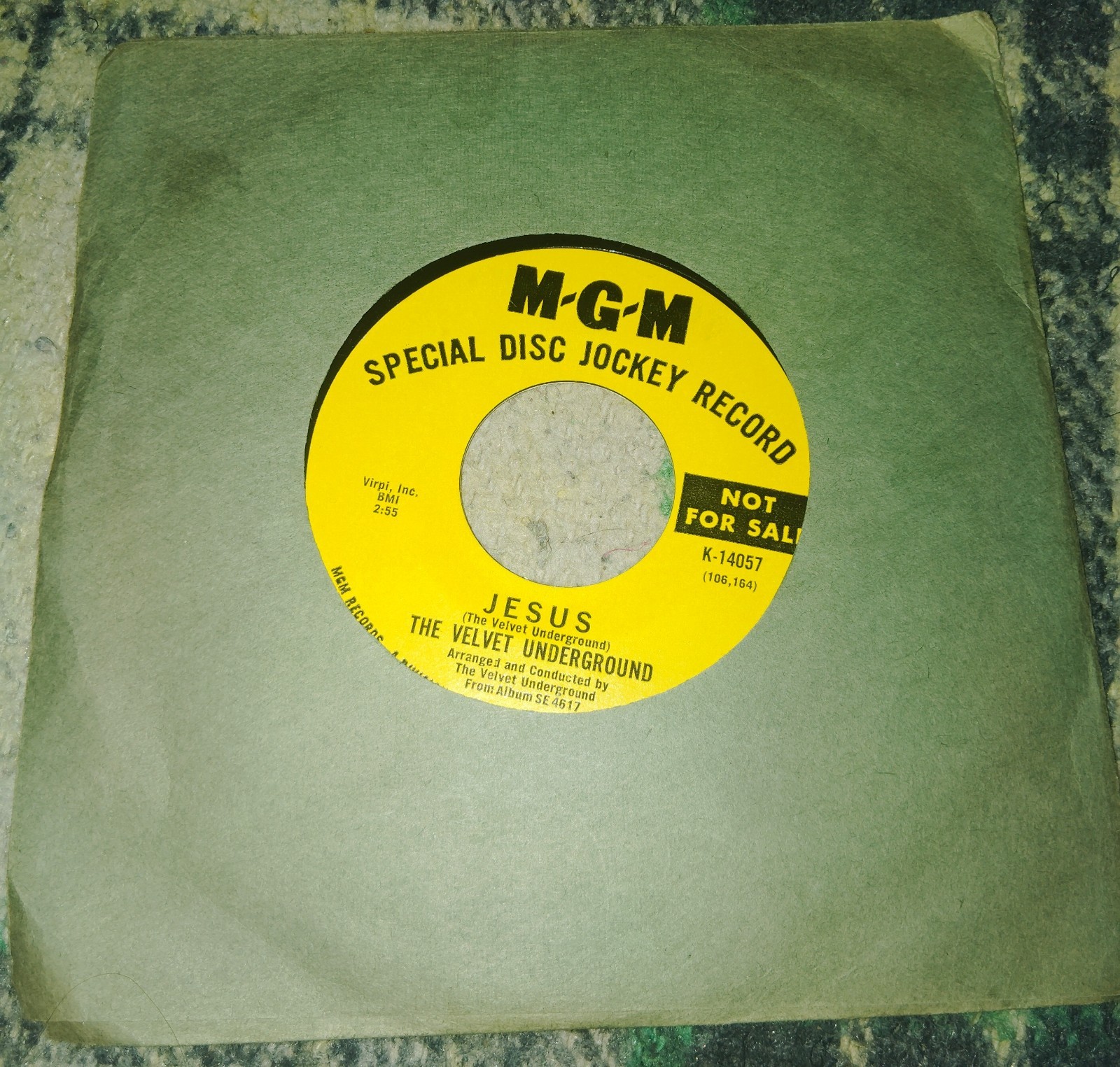 popsike.com - VELVET UNDERGROUND JESUS WHAT GOES ON K-14057 MGM SPECIAL ...