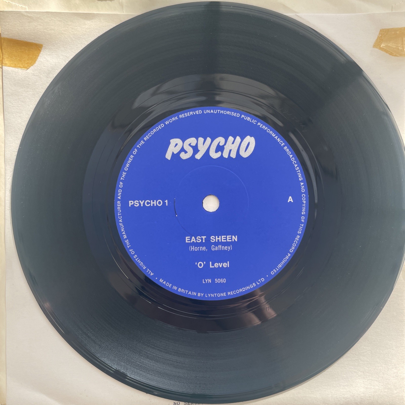 popsike.com - 'O' Level - East Sheen Map Sleeve UK Punk 7" Single ...