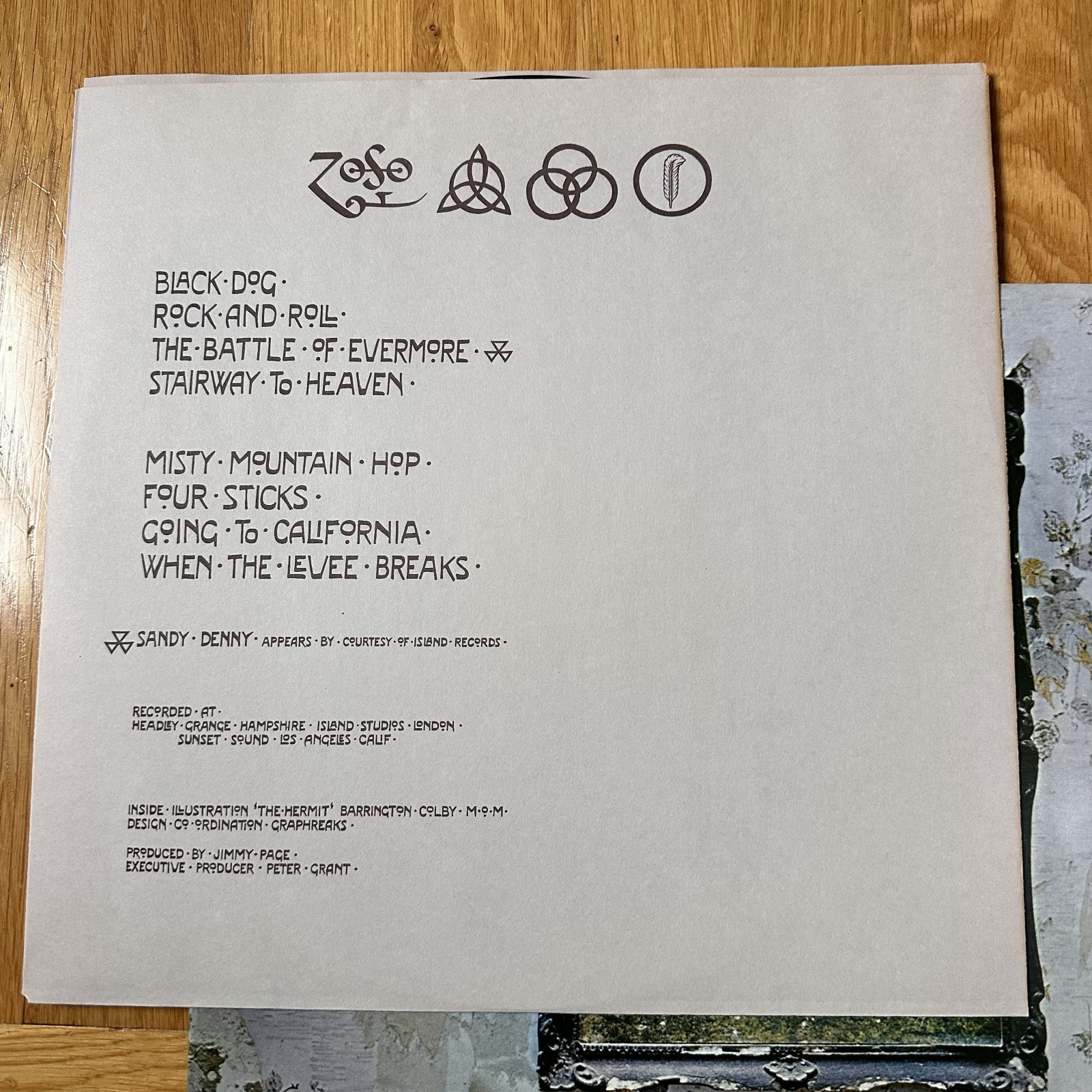 popsike.com - Led Zeppelin IV LP – Hybrid 1977 Pecko Duck Atlantic ...